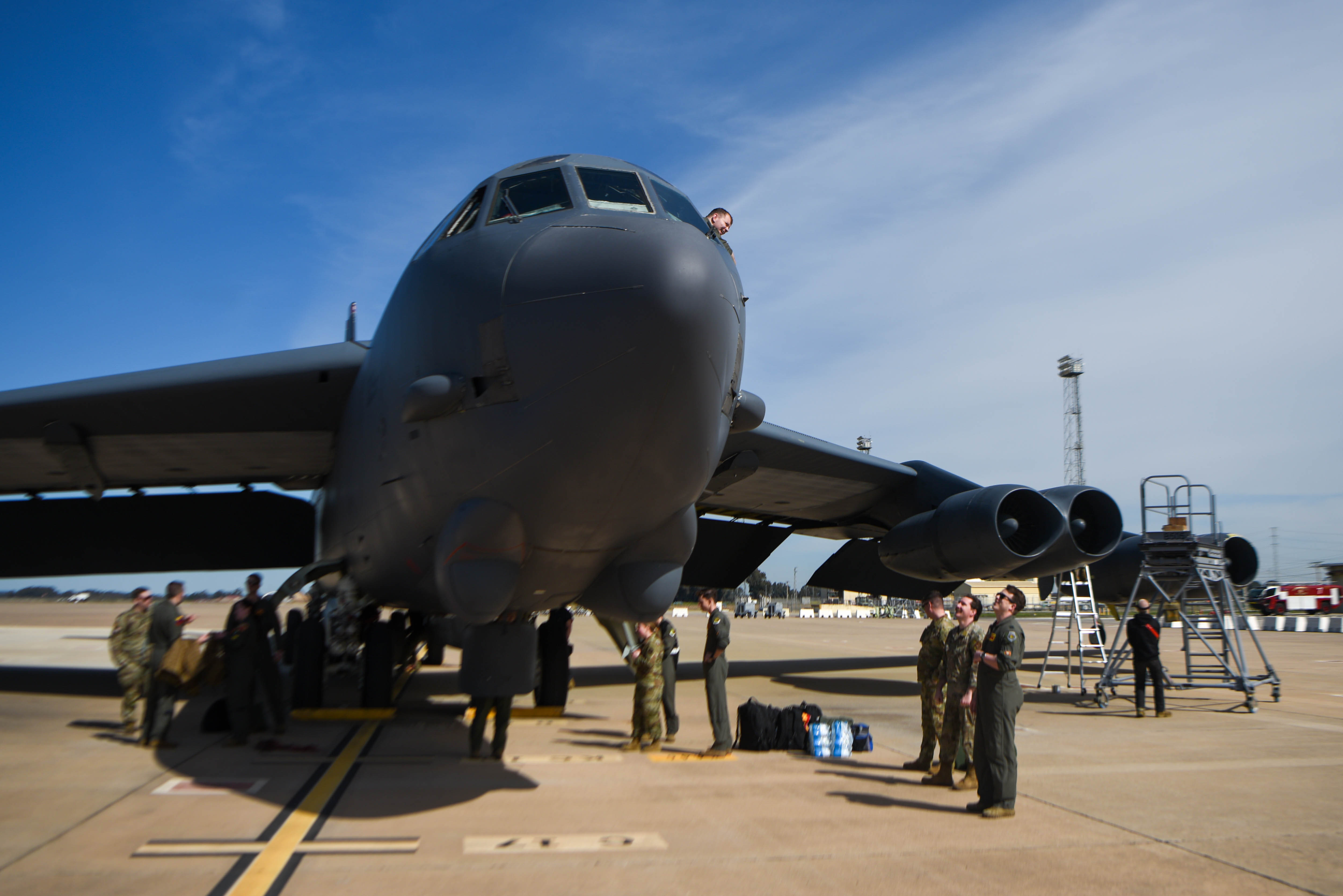 B-52 Stratofortresses deploy to Moron Air Base to collaborate, fortify ...