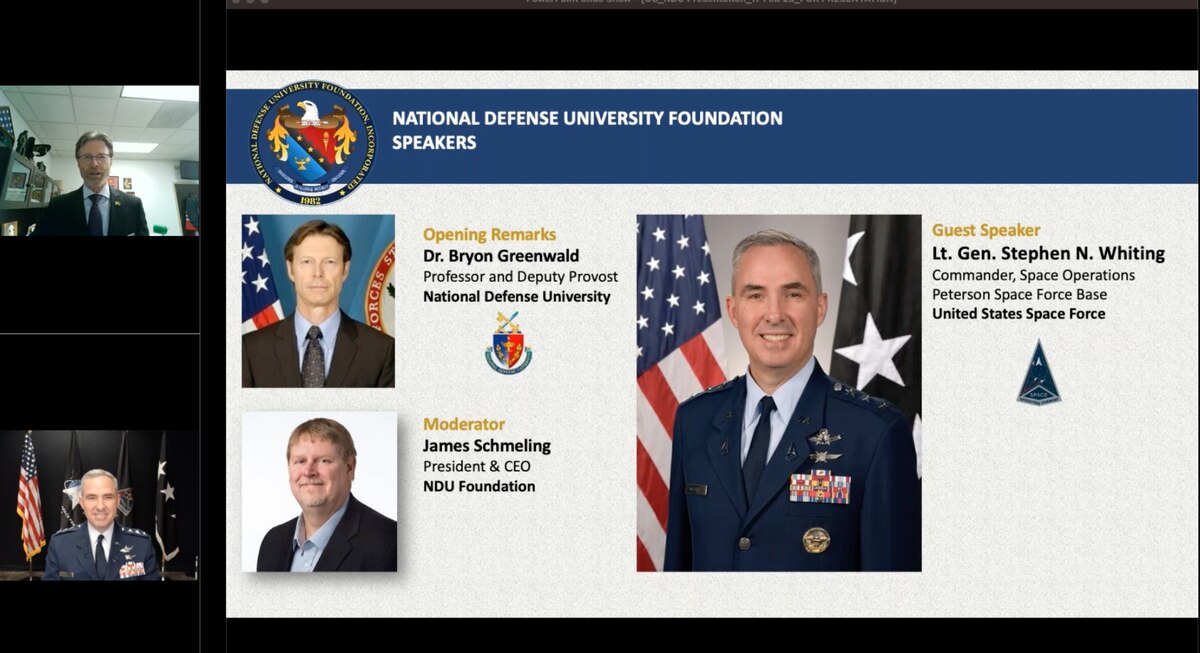 SpOC Commander speaks with NDU Foundation, underscores space’s role in ...