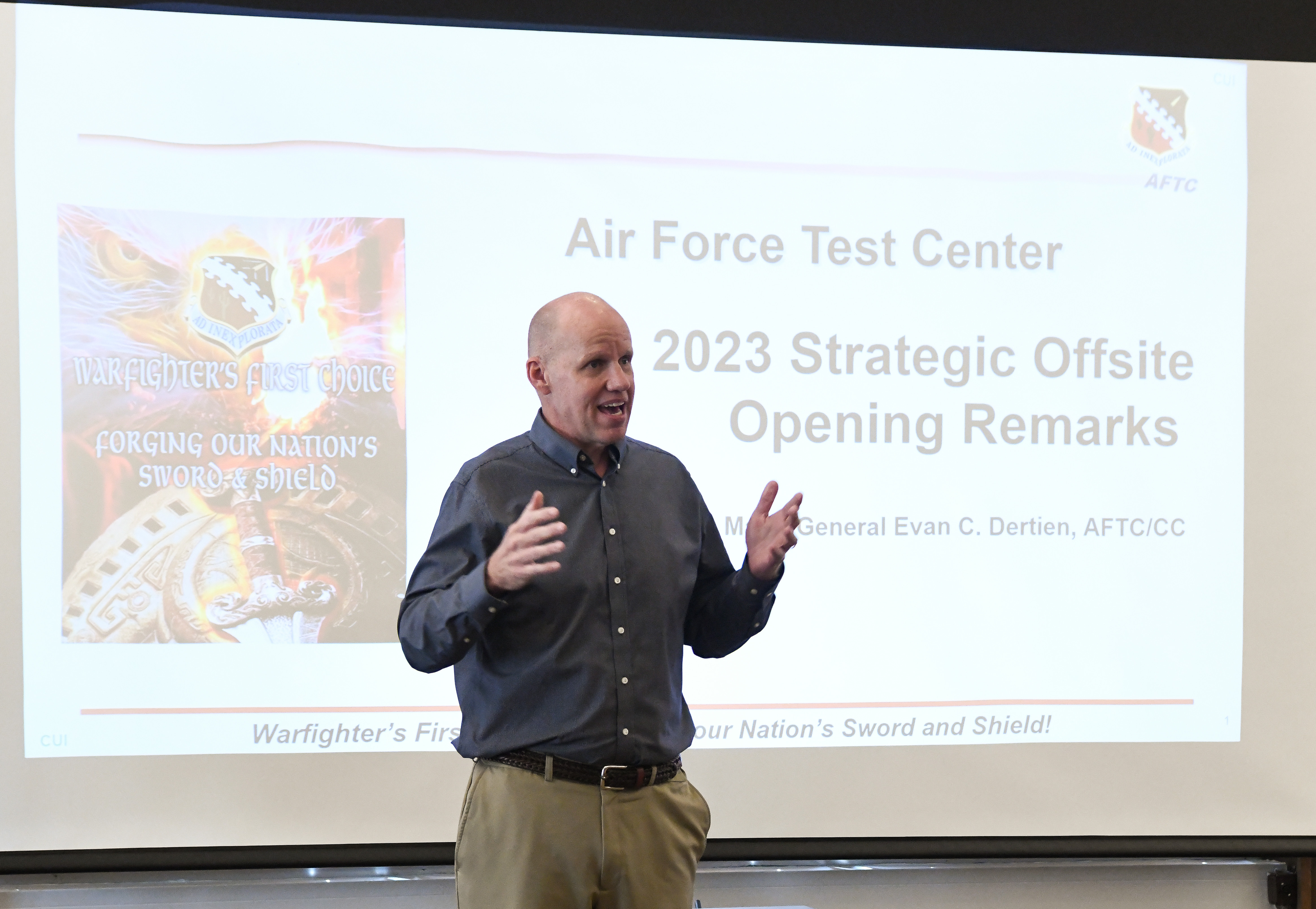 AFTC Holds Strategic Offsite > Air Force Test Center > Article Display