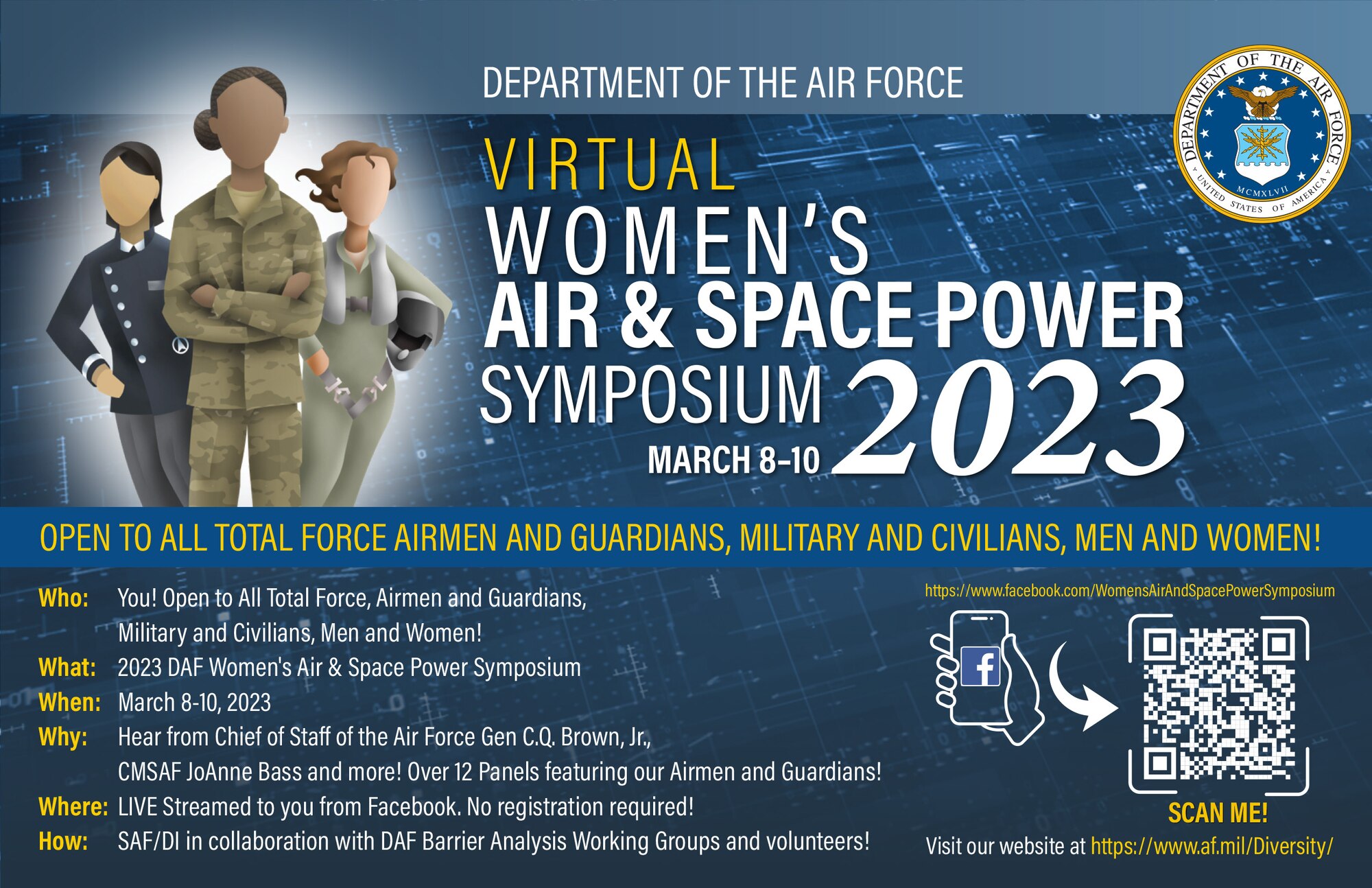 DAF hosts 3rd Virtual Women’s Air and Space Power Symposium > Tinker ...