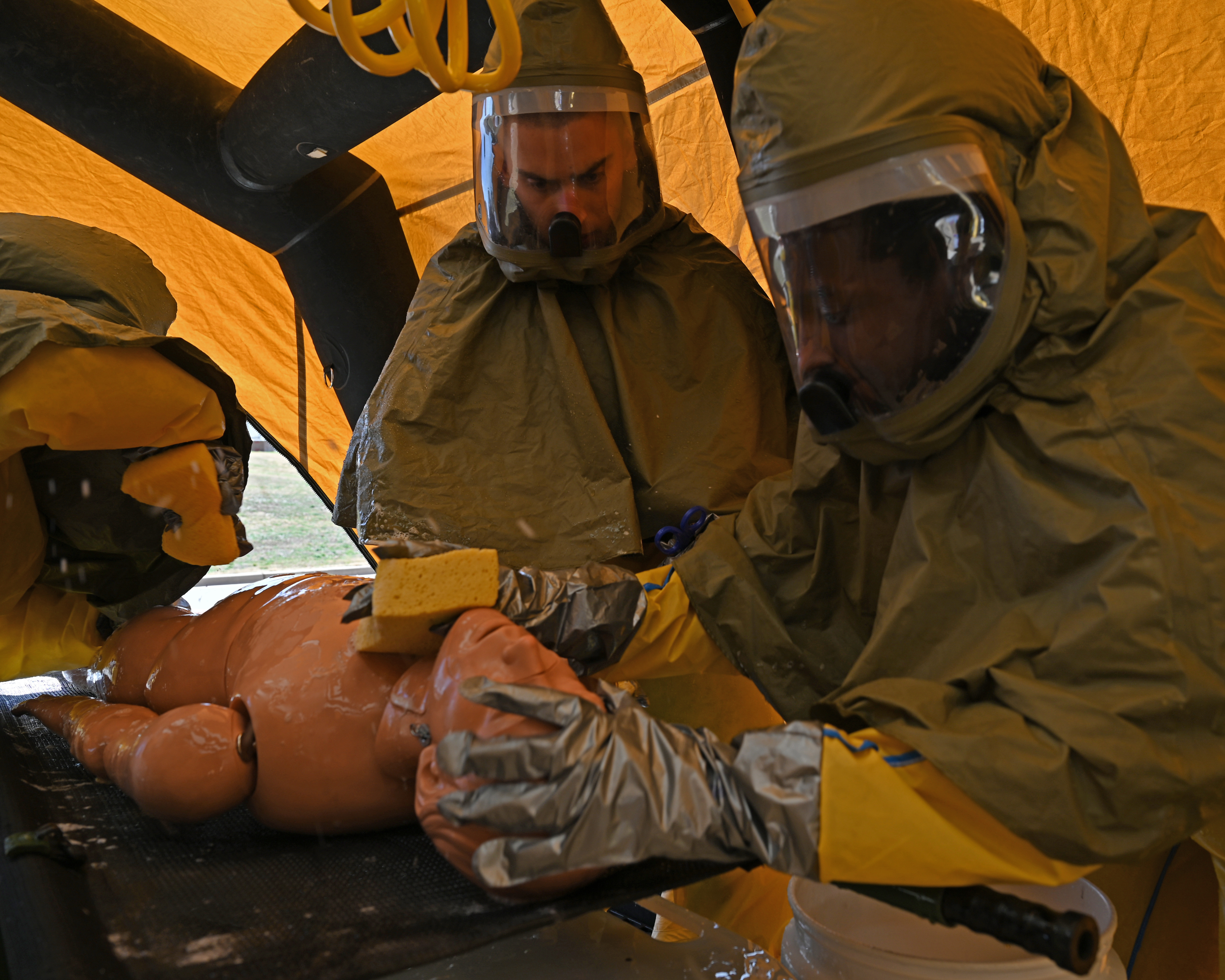 Developing Decontamination skills > Second Air Force > Article Display