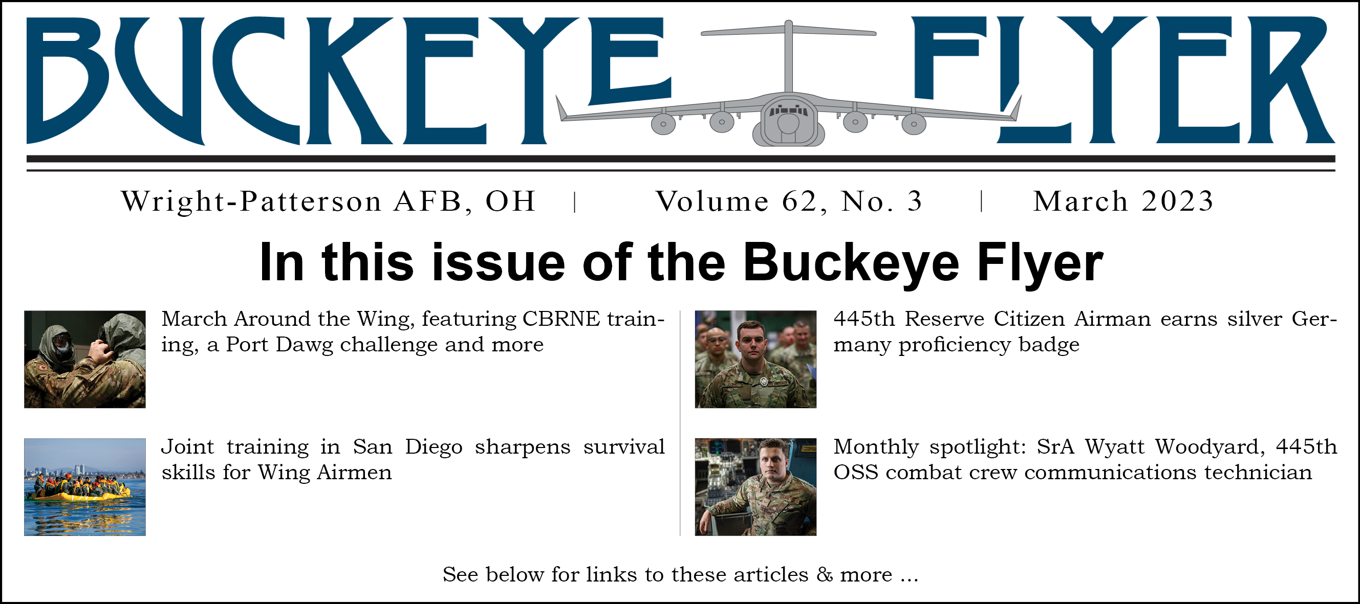 March Buckeye Flyer now available > 445th Airlift Wing > Article Display