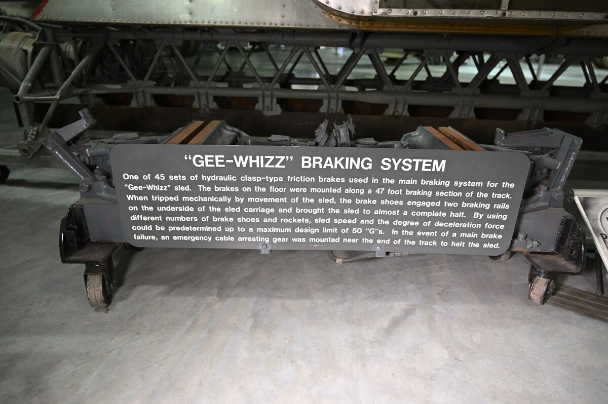 Northrop “Gee-Whizz” Decelerator Sled > National Museum of the United ...