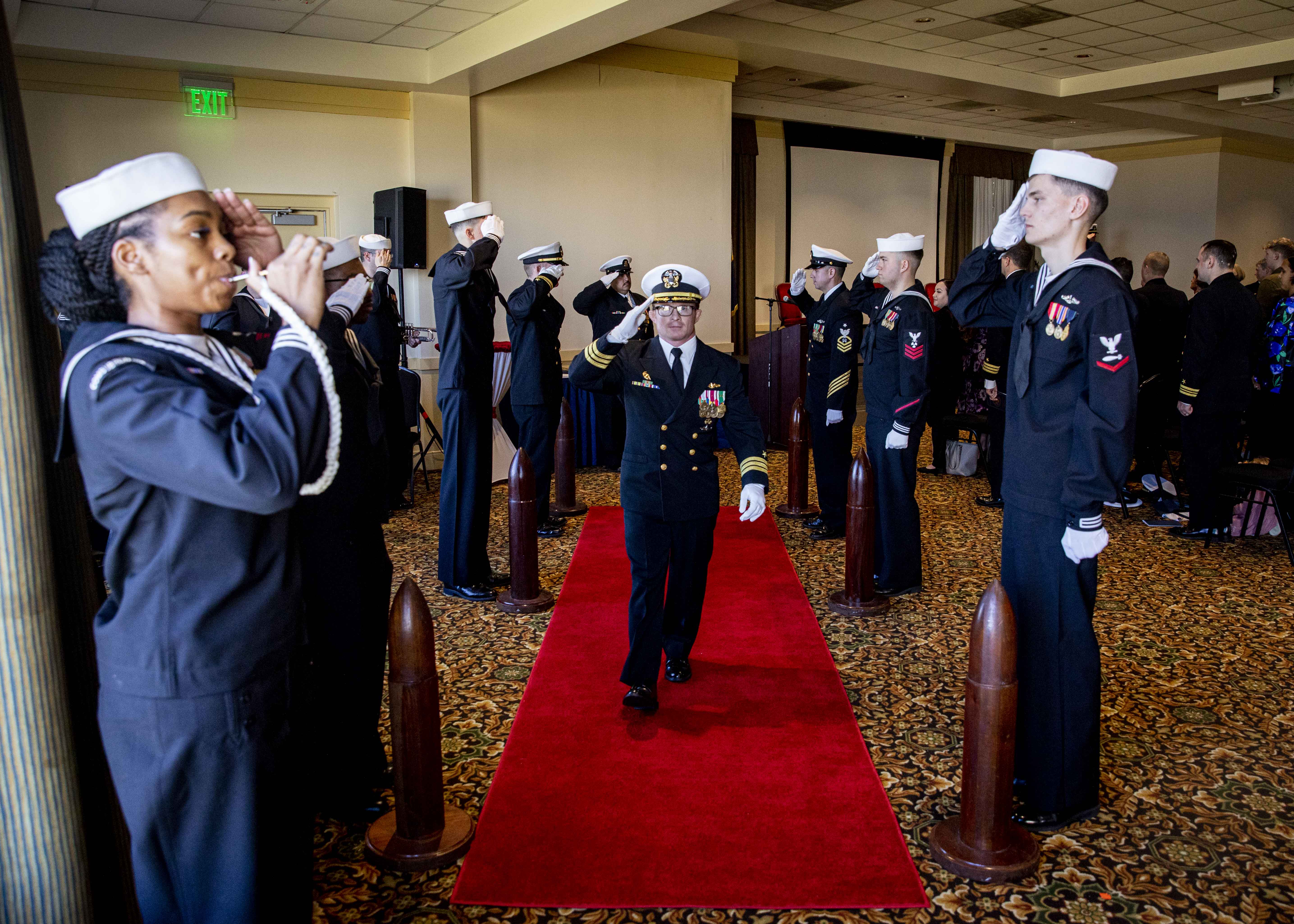 USS Albany Holds Change of Command > United States Navy > News Stories