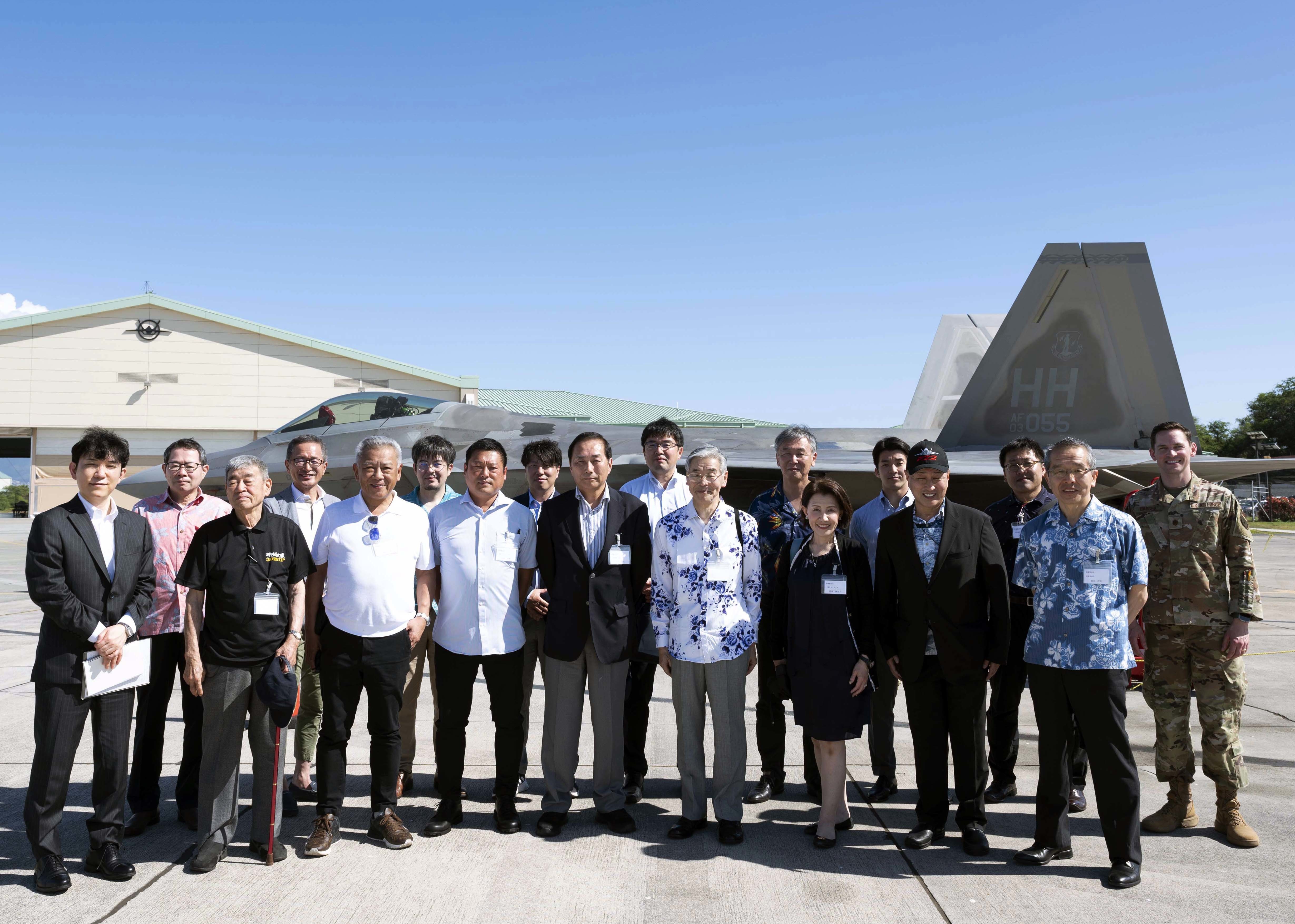 Japan Defense Society members visit Pacific Air Forces > Secretary of ...
