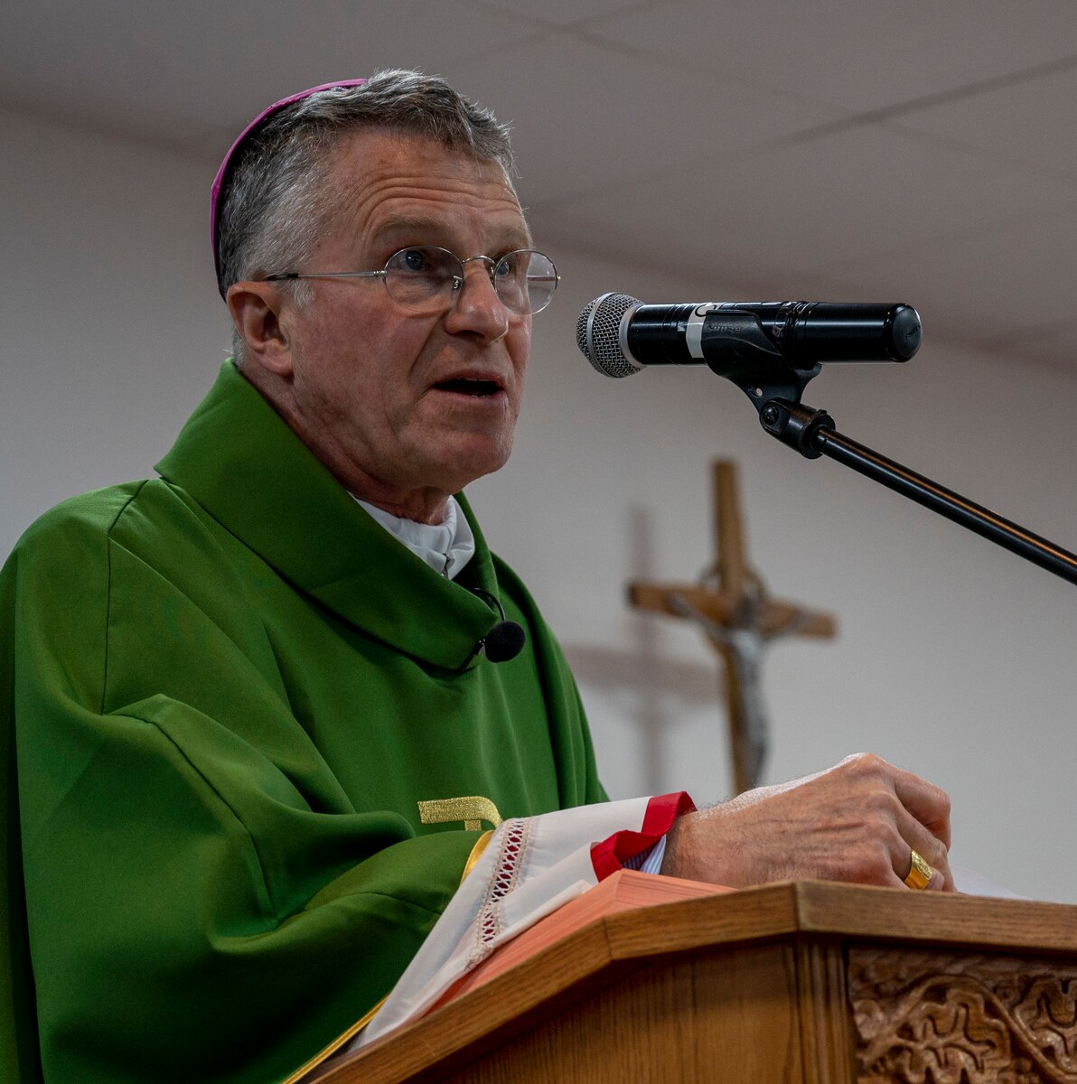 Archbishop Broglio visit encourages spiritual fitness > U.S. Air Forces ...
