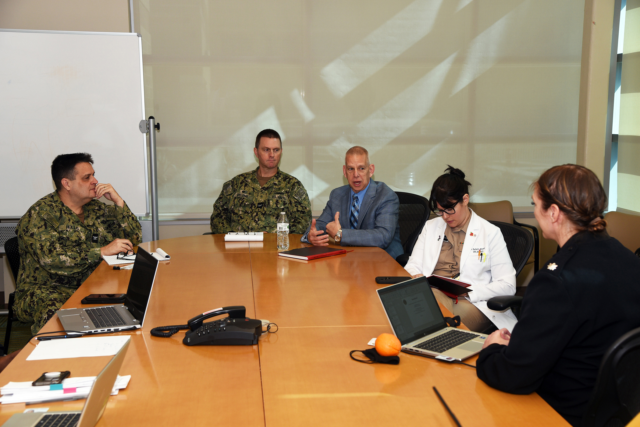 Navy HRPP visits NAMRU San Antonio > Navy Medicine > News Article