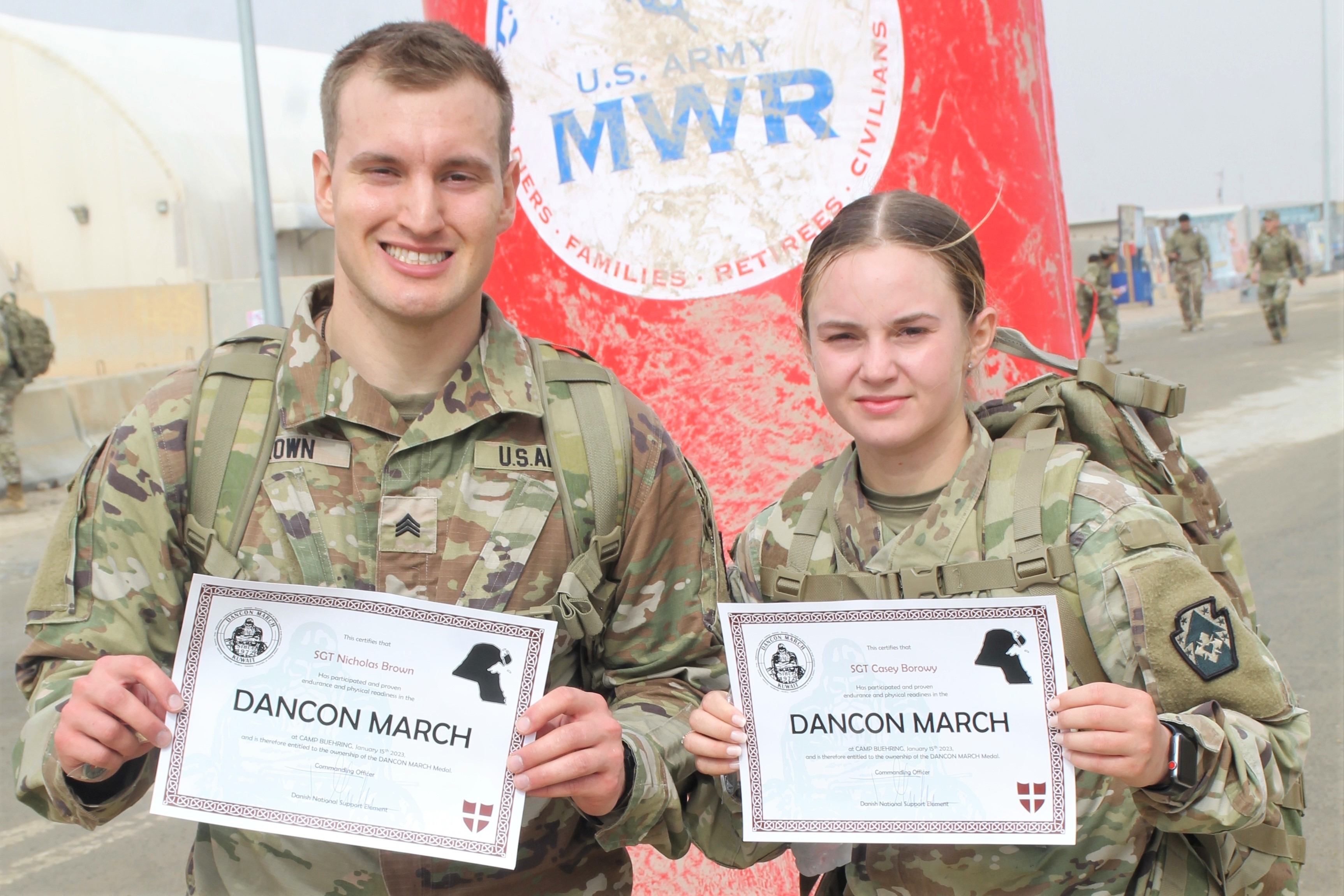 Deployed 252nd CSC Soldiers endure challenge from Danish military ...