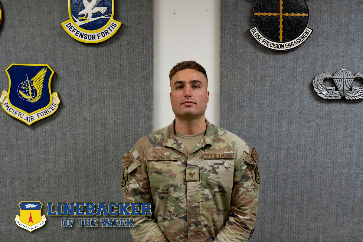 Linebacker of the Week: Staff Sgt. Brian Bendel > Andersen Air Force ...