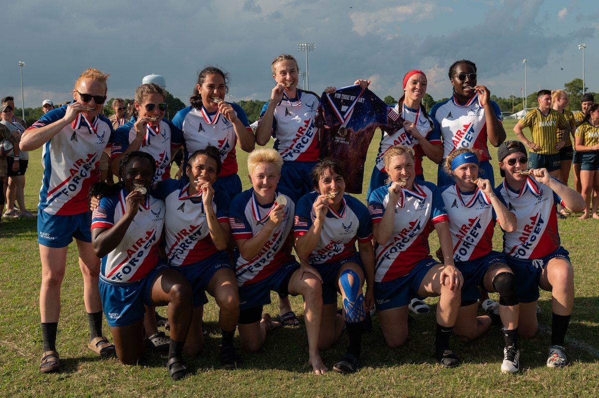 U.S. Air Force Women’s Rugby team takes home gold > Seymour Johnson Air ...