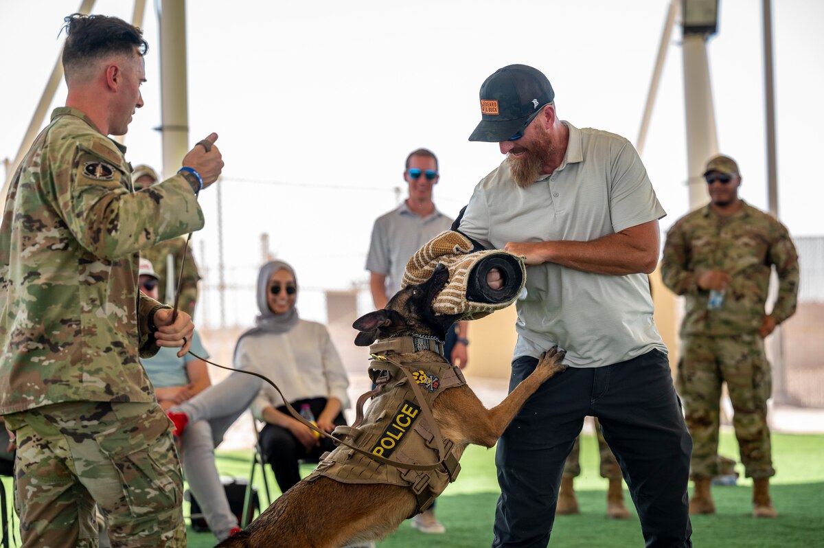 A Grand Slam Wing event: Al Udeid Air Base hosts Washington Nationals ...