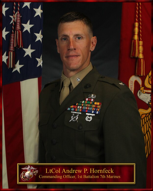 LtCol Andrew P. Hornfeck > 1st Marine Division > Biography