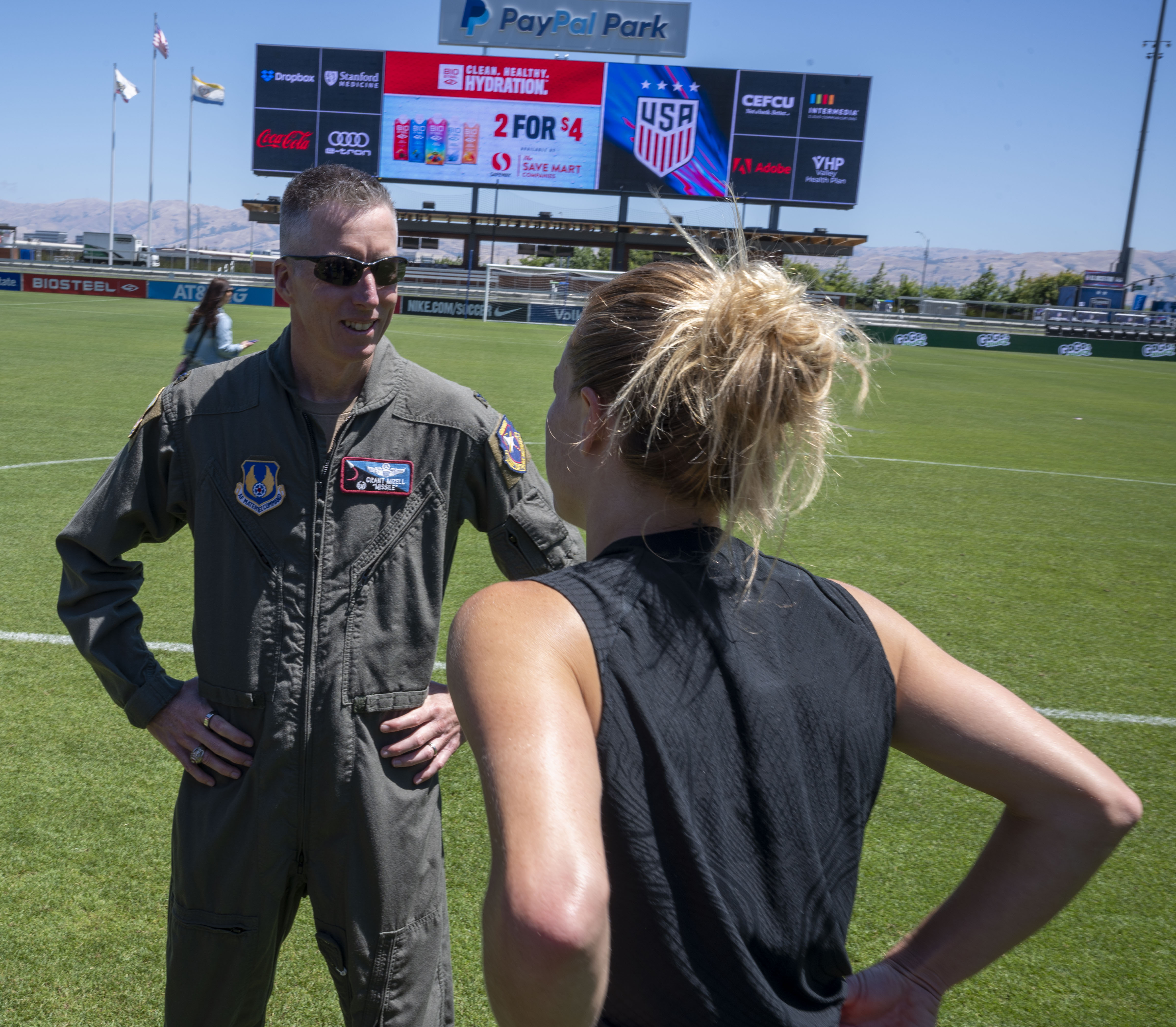 Team Edwards conducts all-female flyover for National Women's Soccer ...