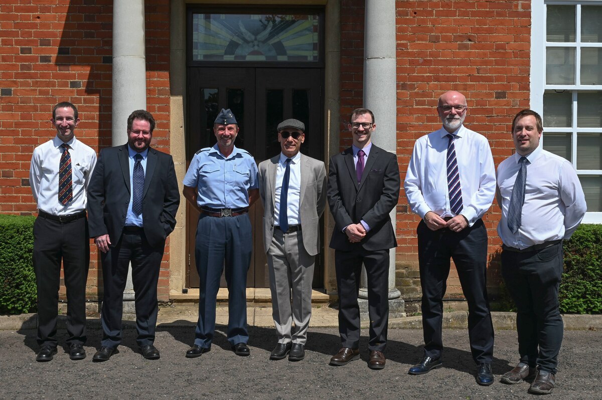 Royal Air Force air history branch personnel visit RAF Mildenhall ...