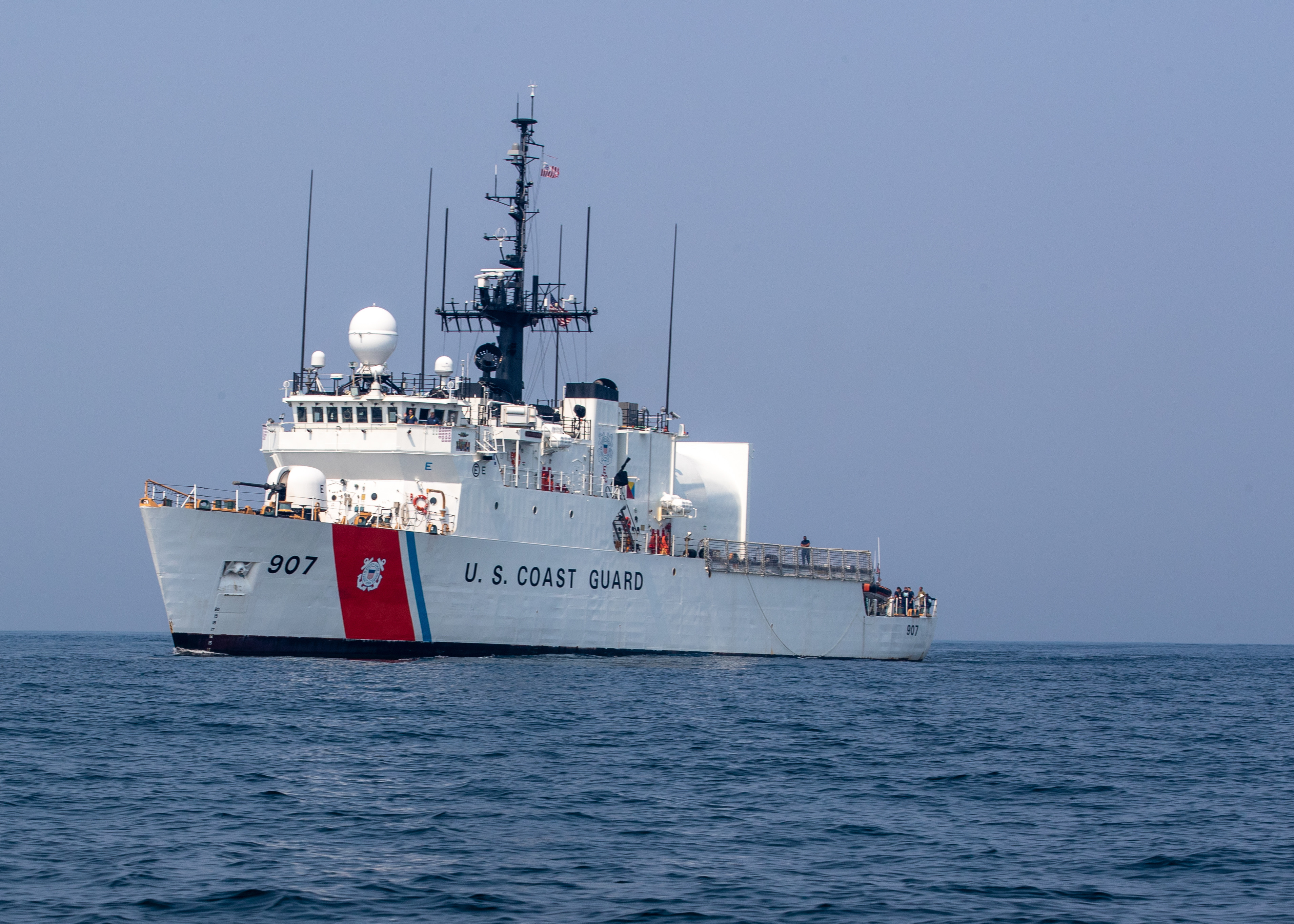 2021 - CGC Escanaba at Sea