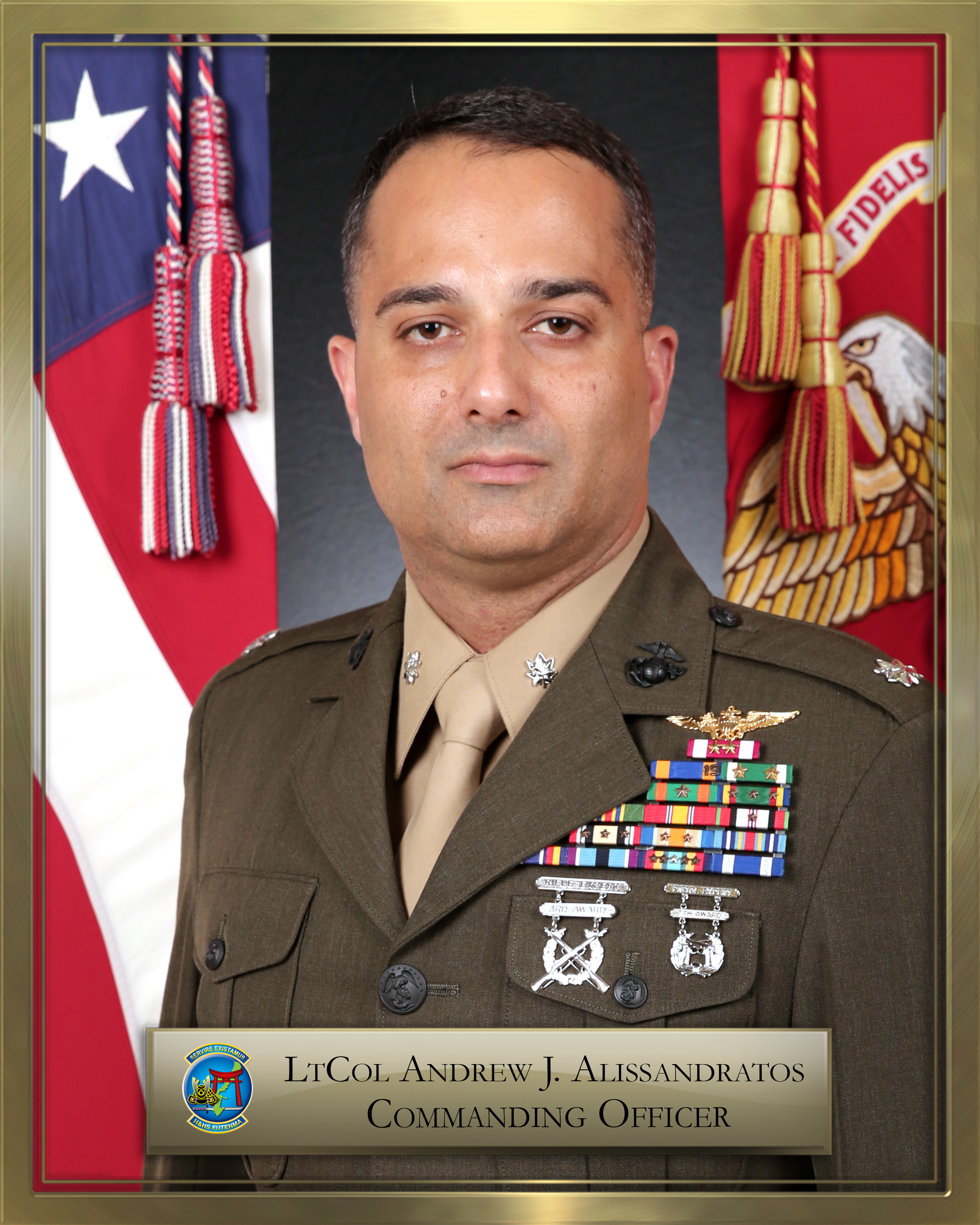 Lt. Col. Andrew J. Alissandratos > Marine Corps Air Station Futenma ...