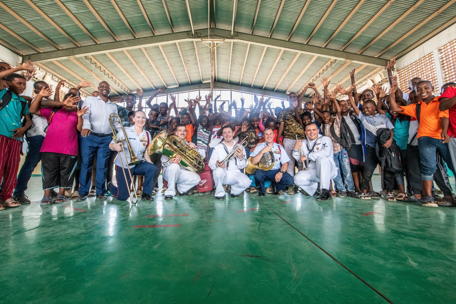 U.S. Navy Connects with Djiboutian Students, Musicians through Rhythm ...