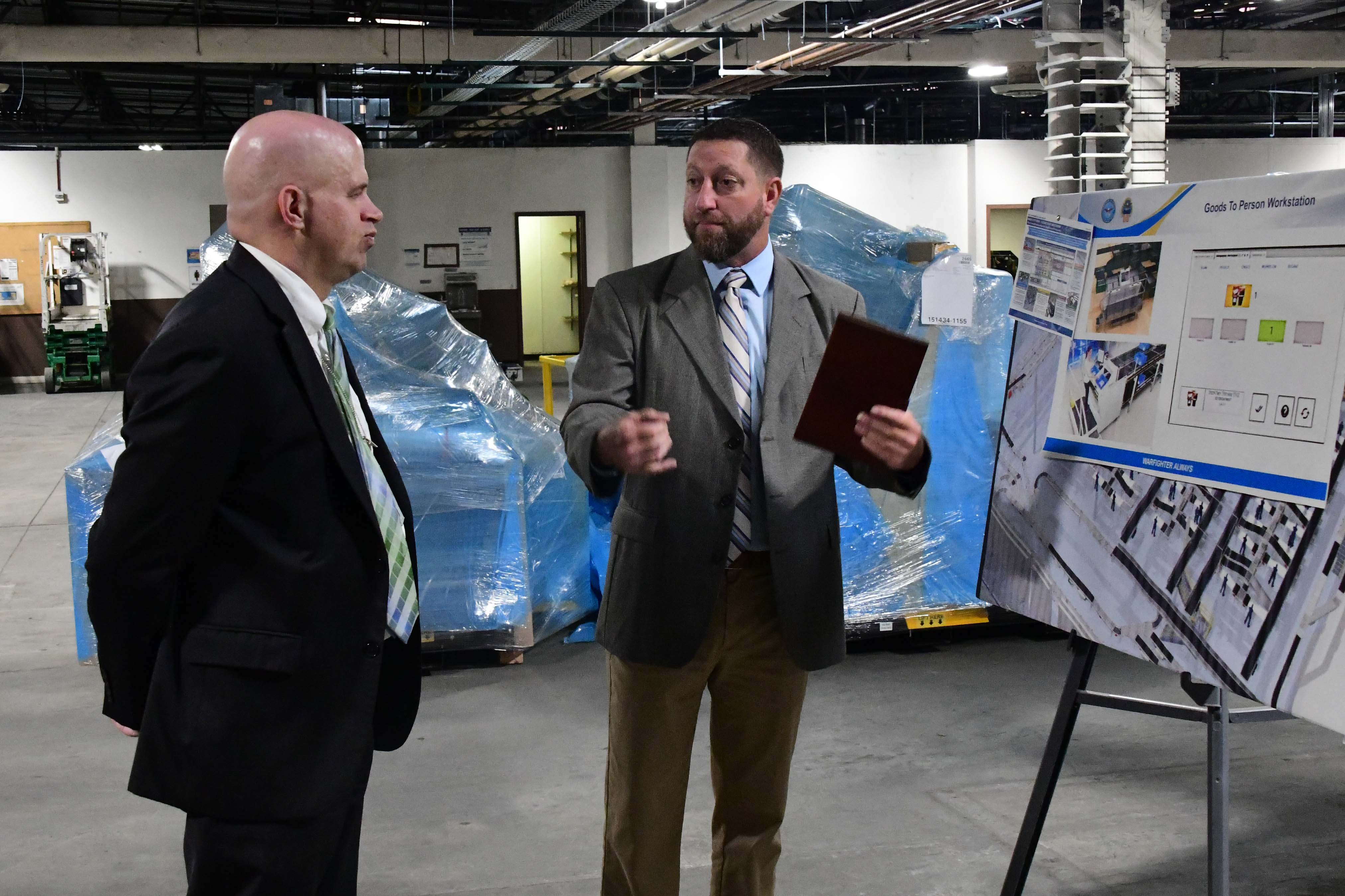 DLA foreign policy advisor visits DLA Distribution Headquarters