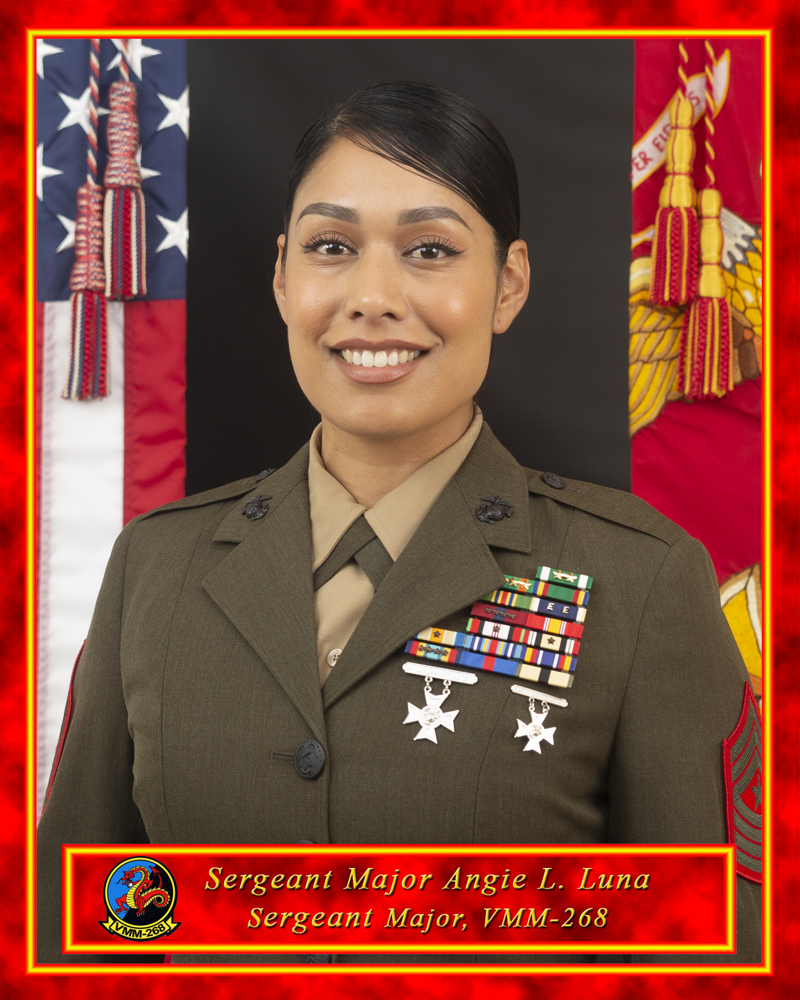 Sergeant Major Angie L. Luna VMM-268