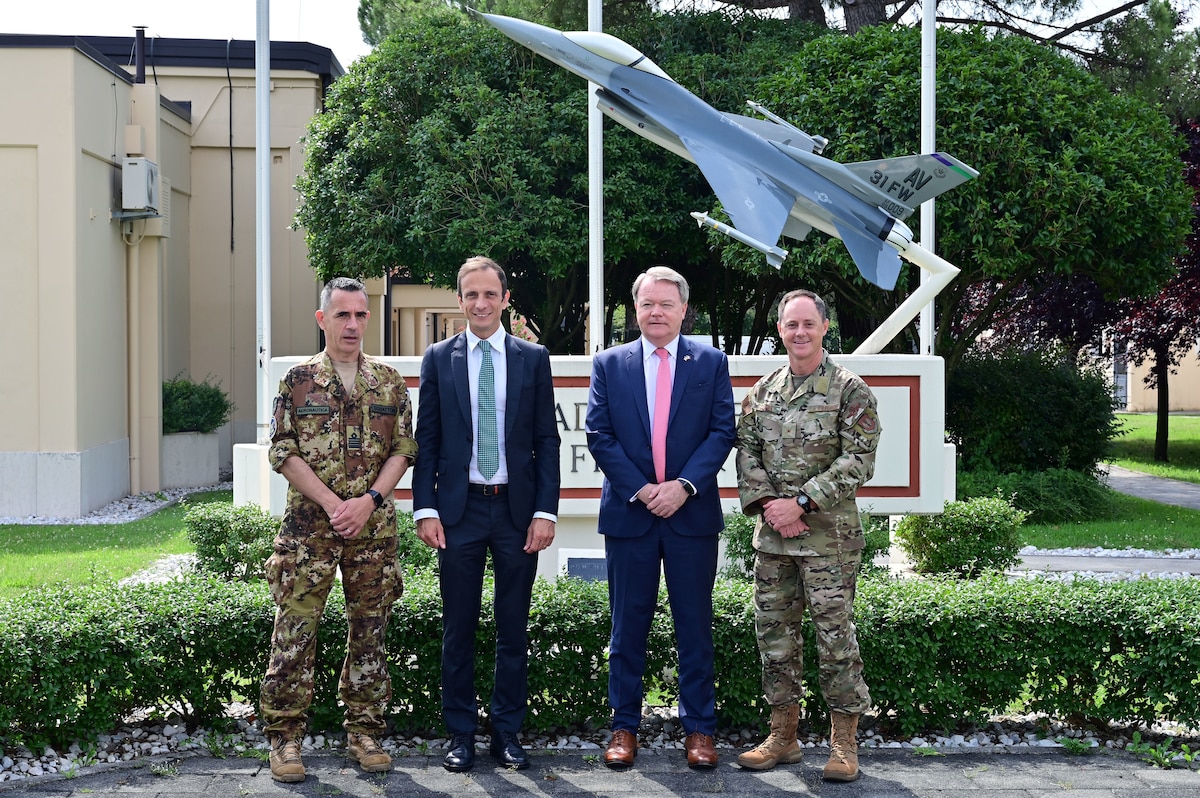 Aviano hosts FVG president and Consul General Milan > Aviano Air Base > Display