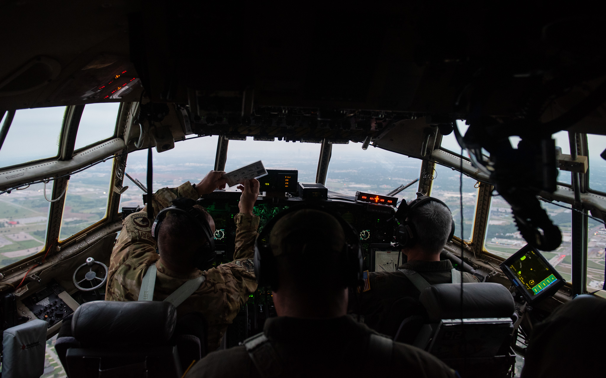 Tinker Reservists support exercise aerial spray mission > Air Reserve ...