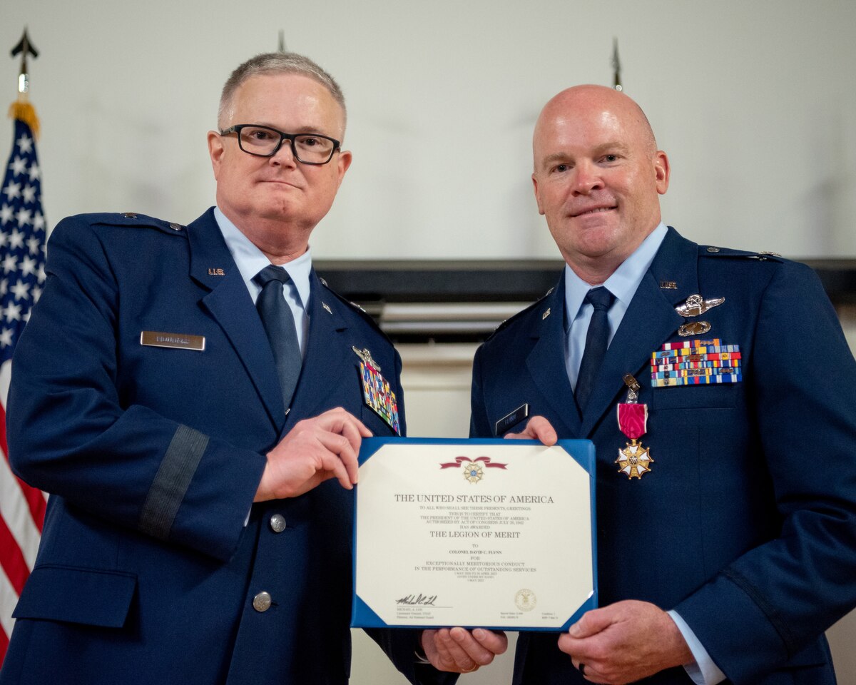 Flynn concludes 28 years of service to Air Force, Air National Guard ...