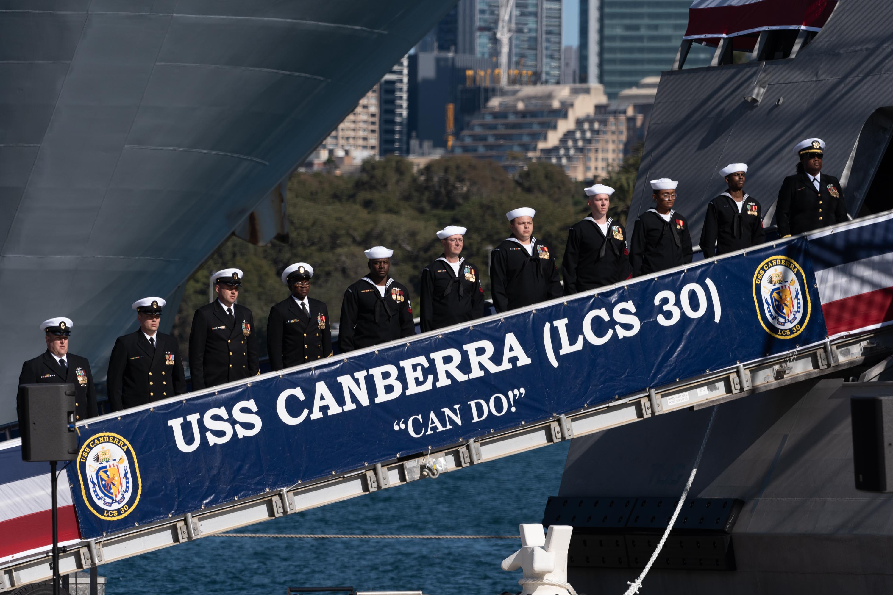 USS Canberra (LCS 30) Commissions in Sydney > U.S. Pacific Fleet > News