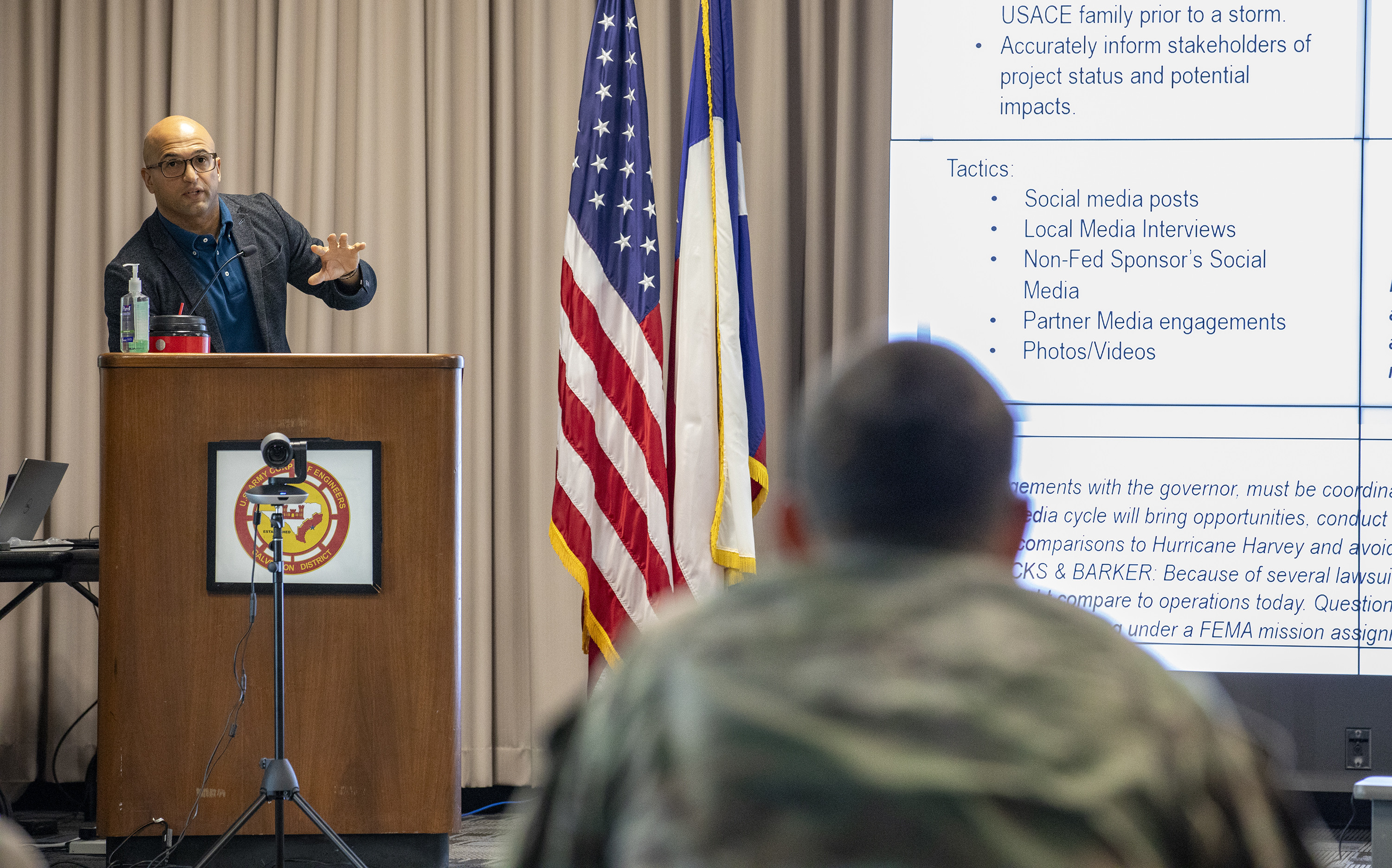 Galveston District Holds Tabletop Exercise For Hurricane Preparedness