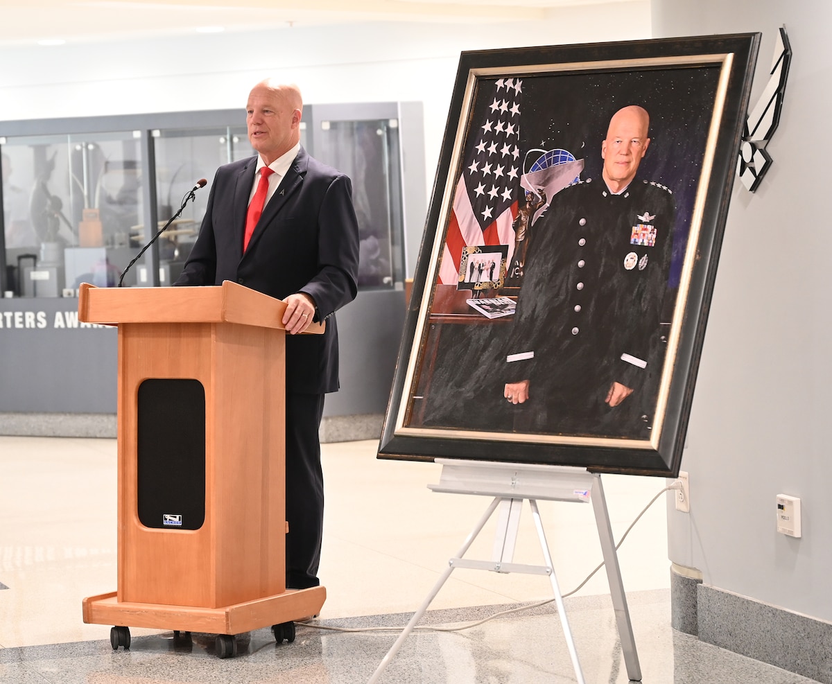 Secretary of the Air Force unveils historic first CSO portrait > United ...