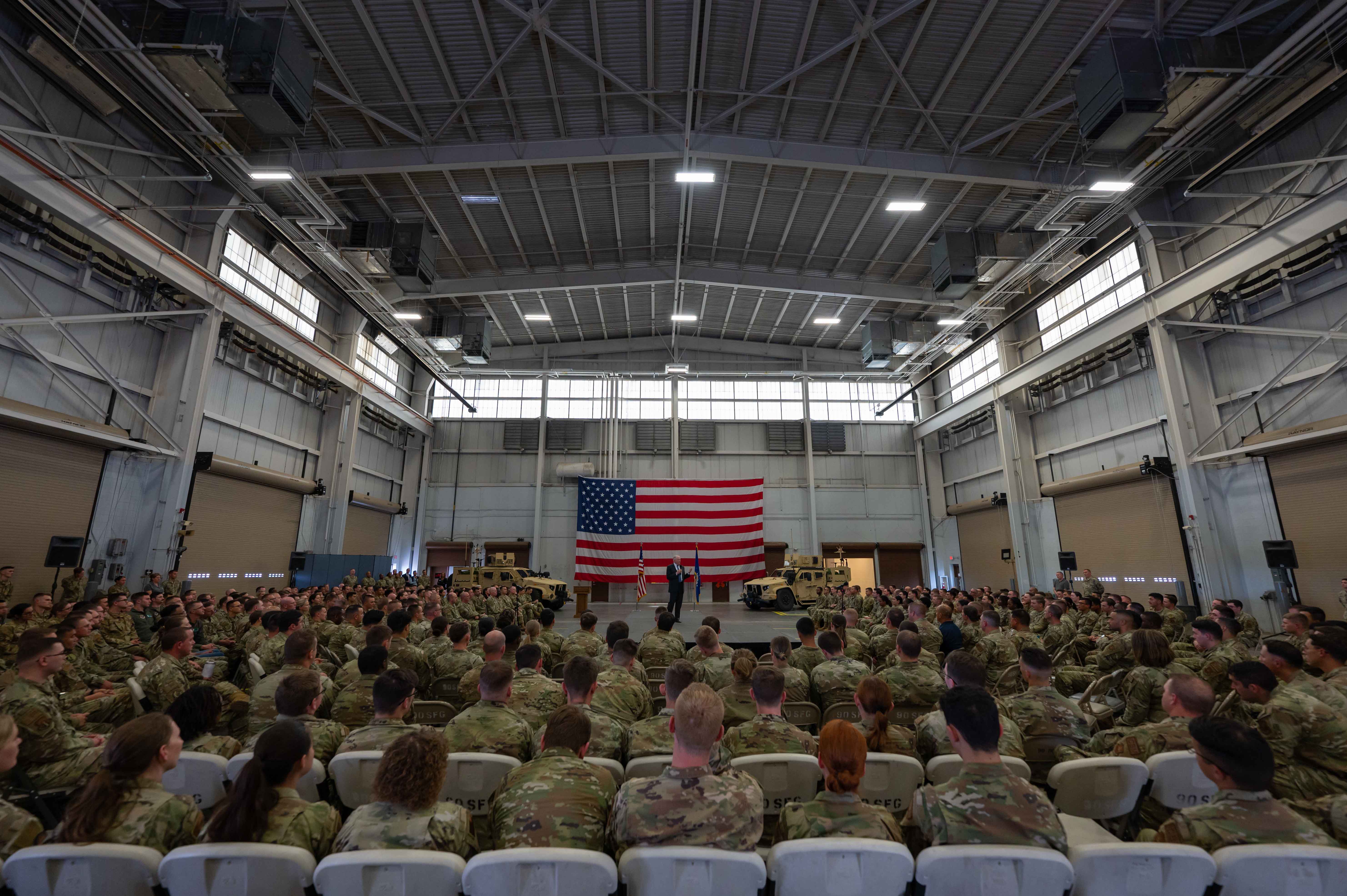SECAF visits 90 MW Airmen, serves as rodeo Grand Marshal > Air Force ...
