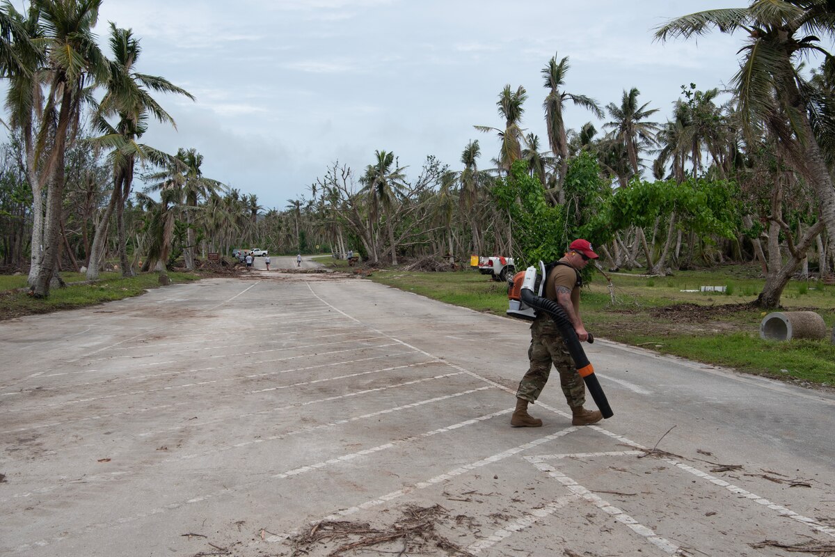 556th, 560th and 567th RED HORSE Squadrons aid Andersen in Typhoon ...