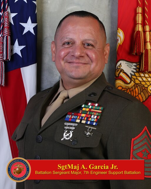 SgtMaj Alejandro Garcia > 1st Marine Logistics Group > Biography