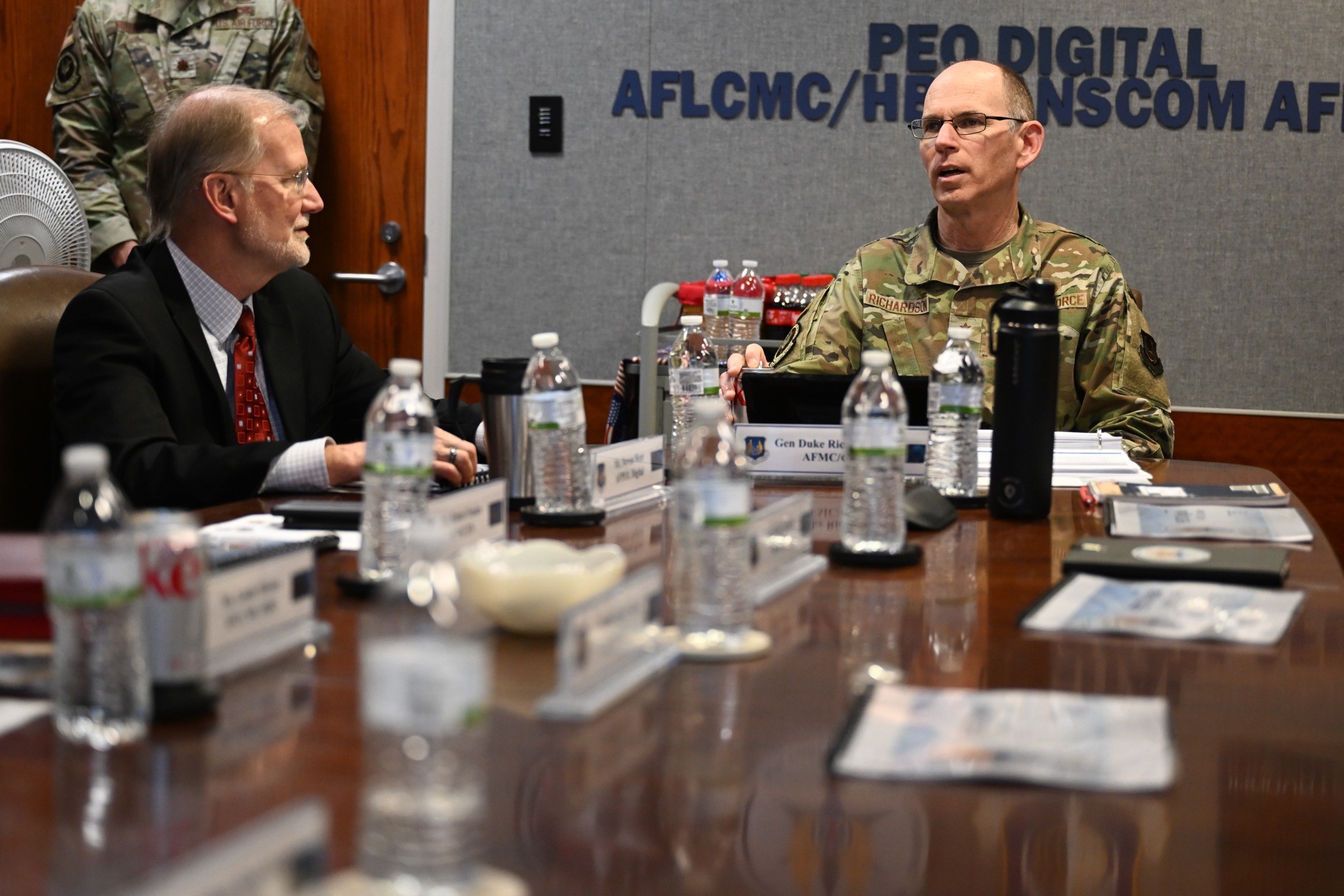 General Richardson meets with Hanscom personnel, teams (photo gallery ...