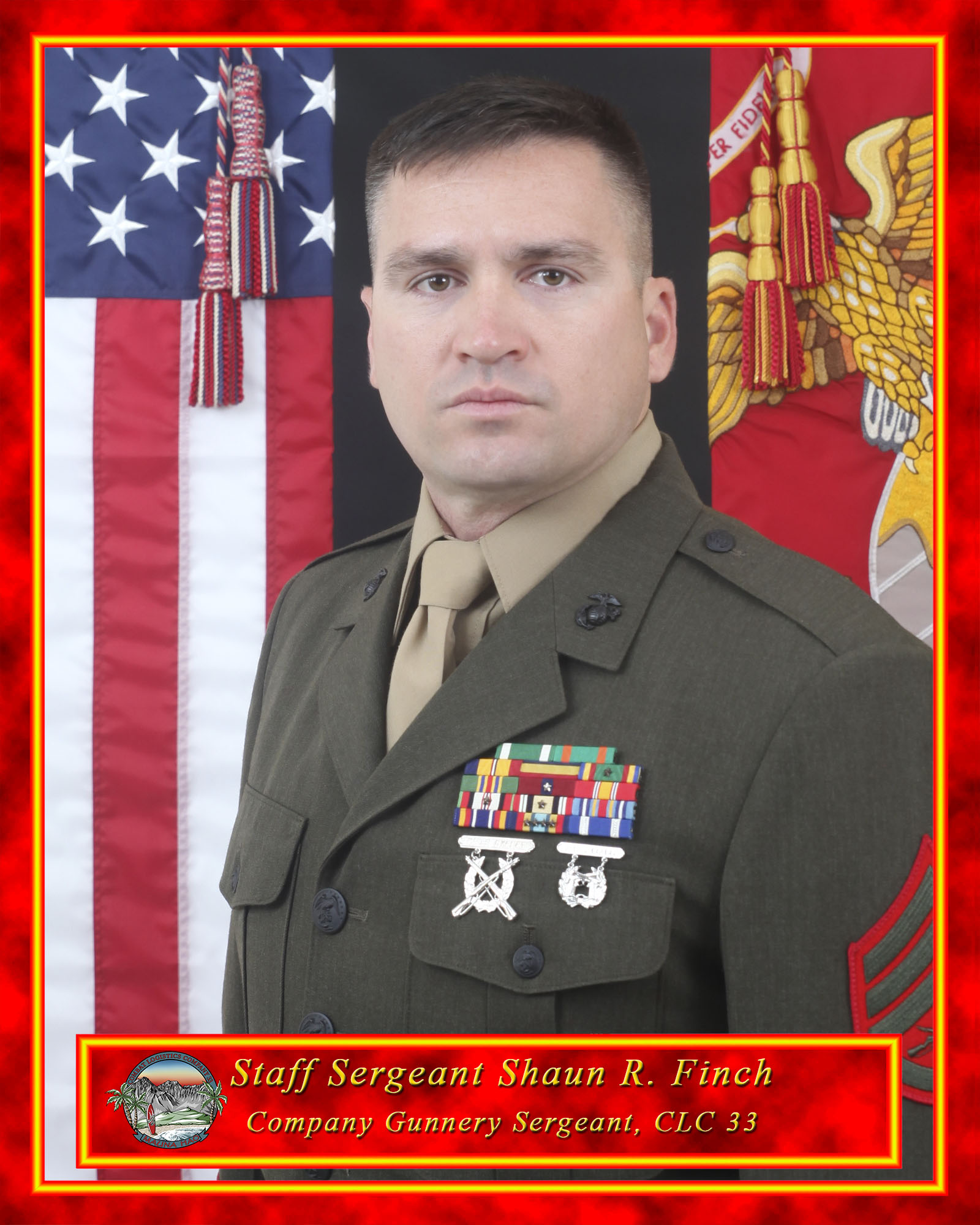 Staff Sergeant Shaun R. Finch > 3d Marine Logistics Group > Leader's bio