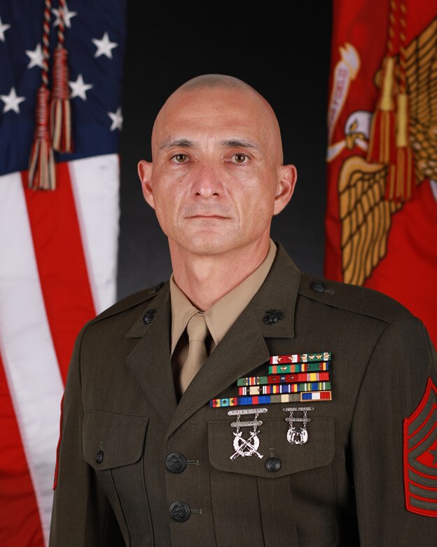Sergeant Major Sael G. Garcia > Marine Corps Recruit Depot, Parris ...