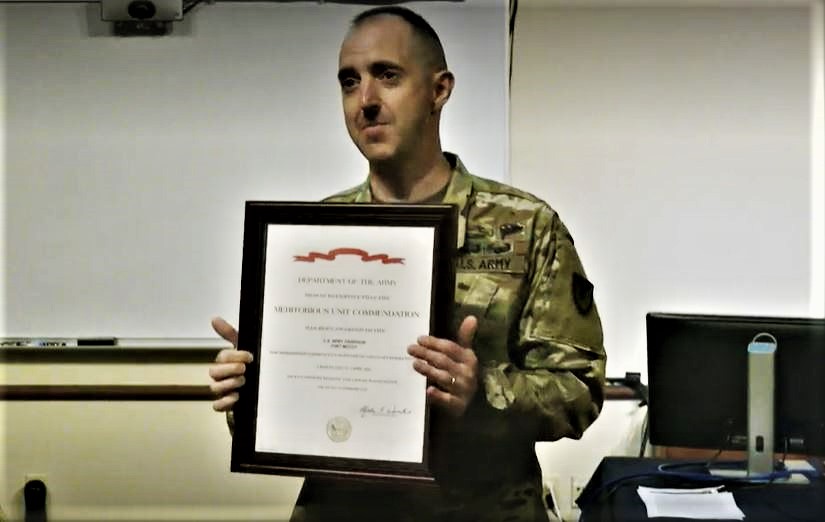 U.S. Army Garrison Fort McCoy earns Meritorious Unit Commendation for ...