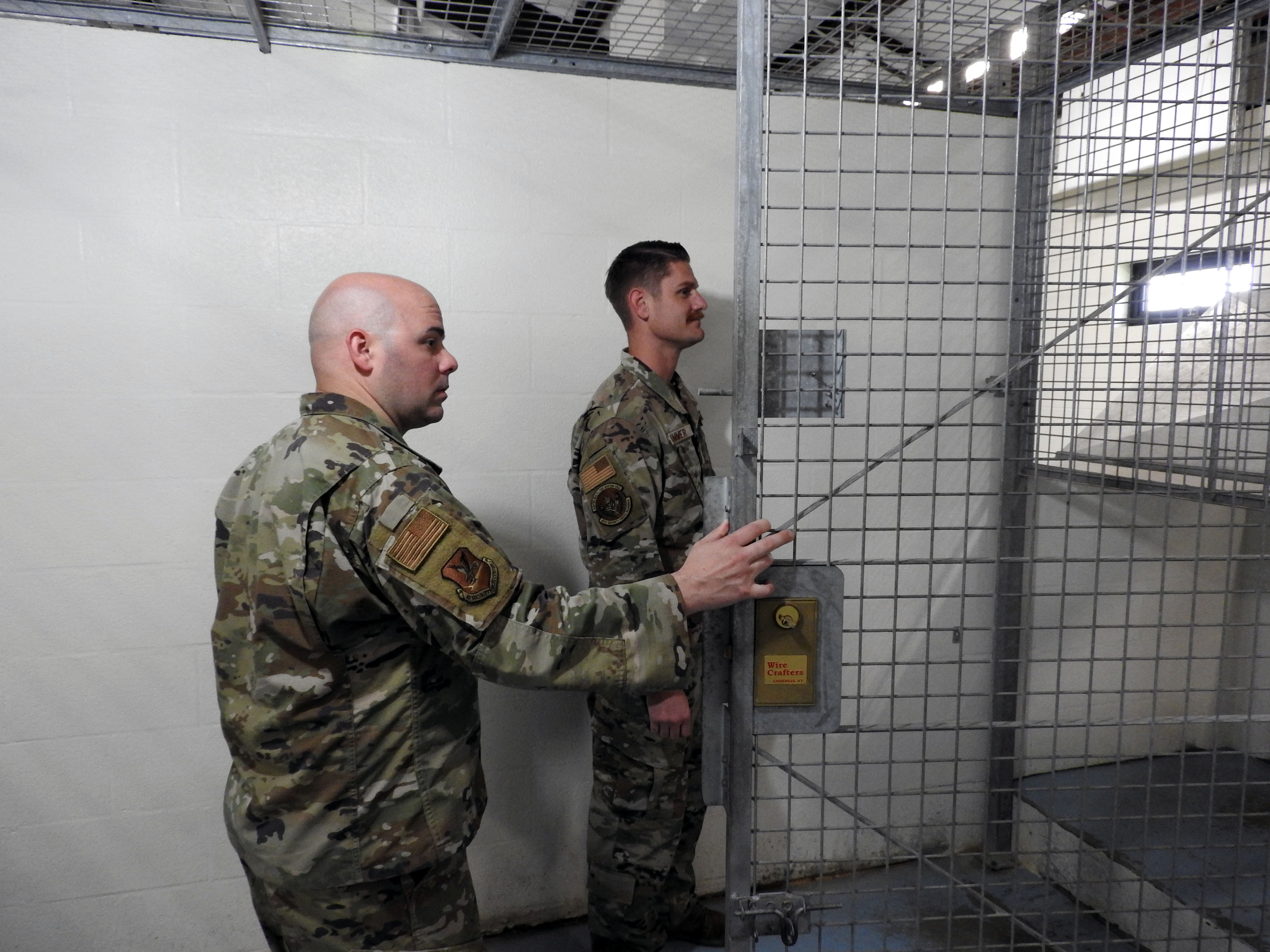 AFSFC Inspect MWD kennels at JBSA-Lackland