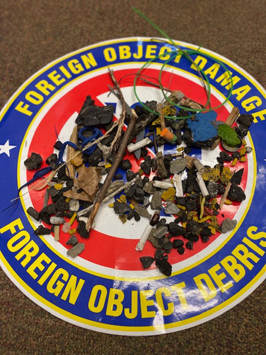 Wing Eagle Eyes search flight line for FOD > Westover Air Reserve Base ...