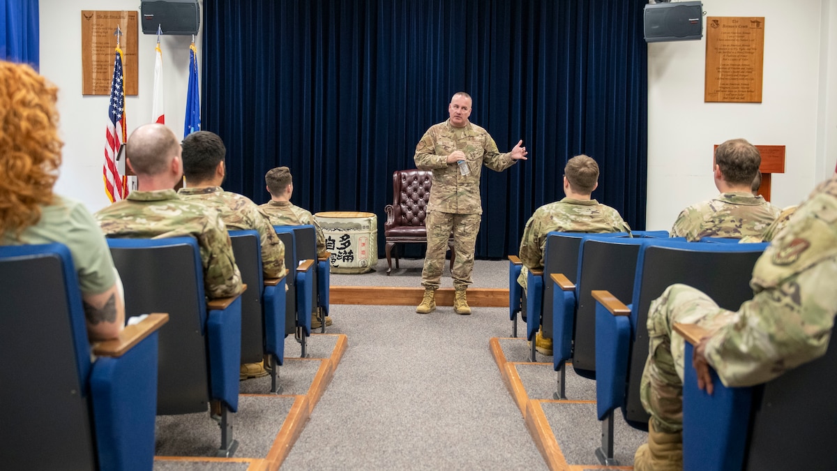 PACAF Command Chief supports Airmen during Yokota tour > Pacific Air ...