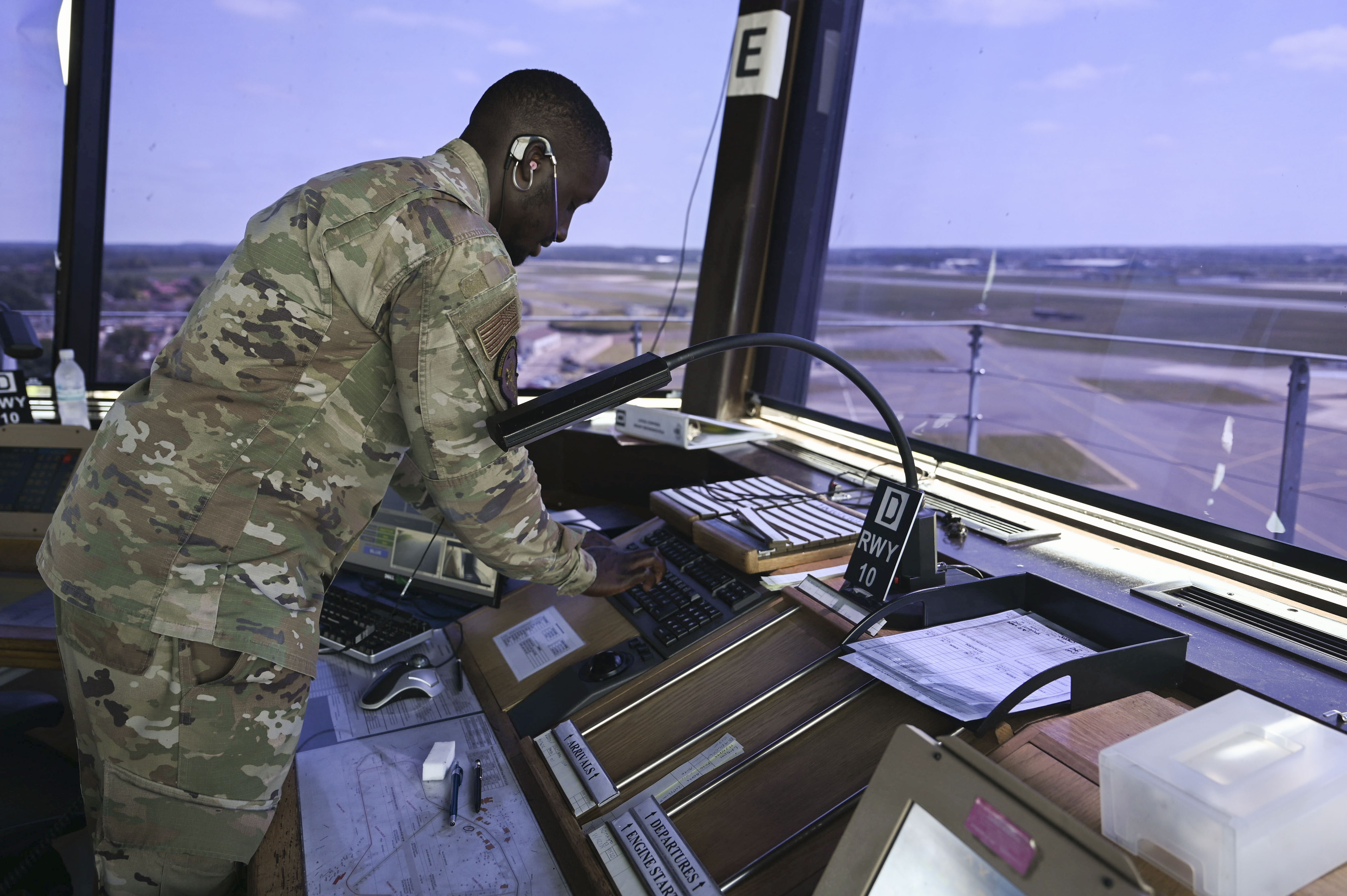 RAF Mildenhall Air Traffic Controllers protect the ground and skies ...