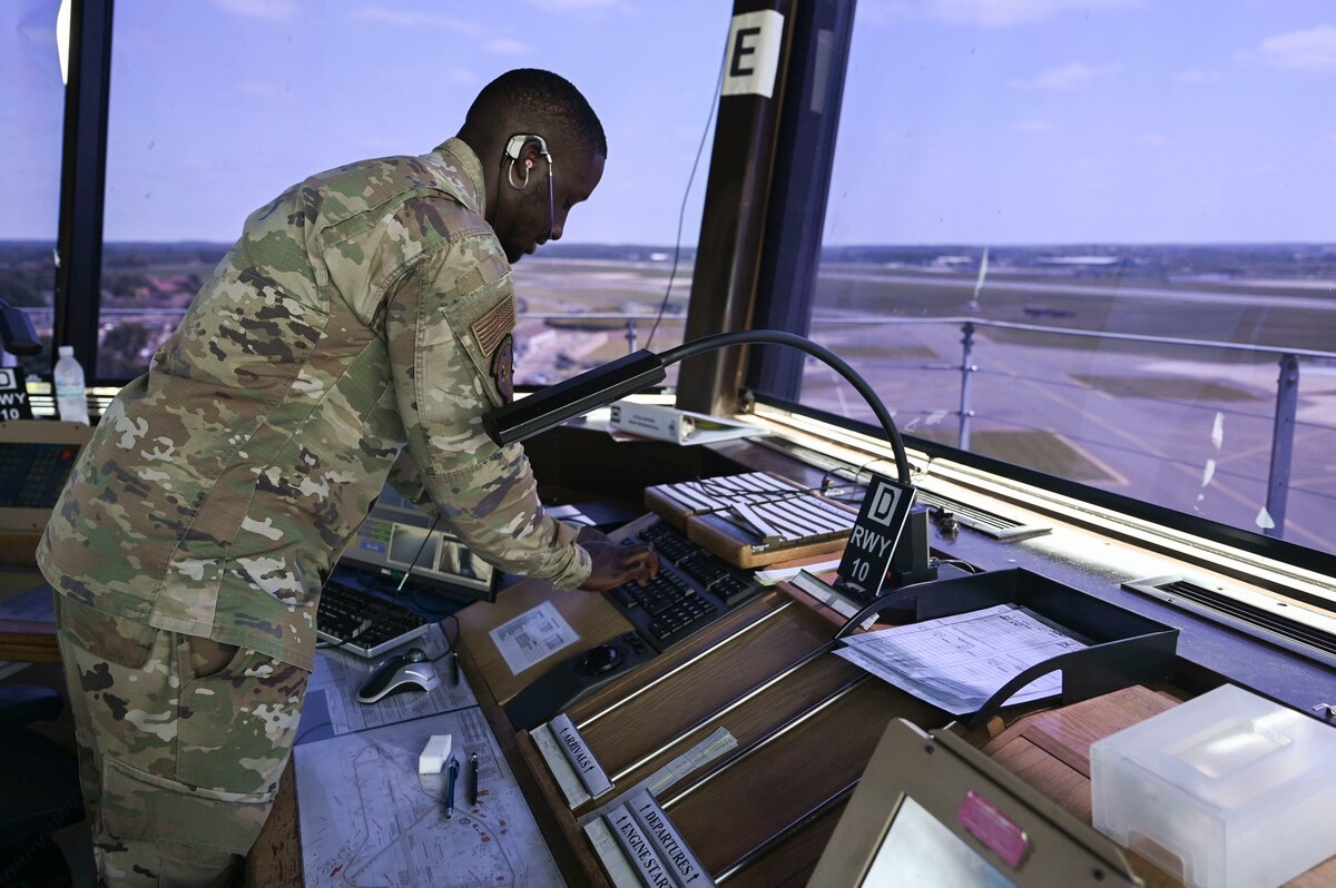 RAF Mildenhall Air Traffic Controllers protect the ground and skies ...