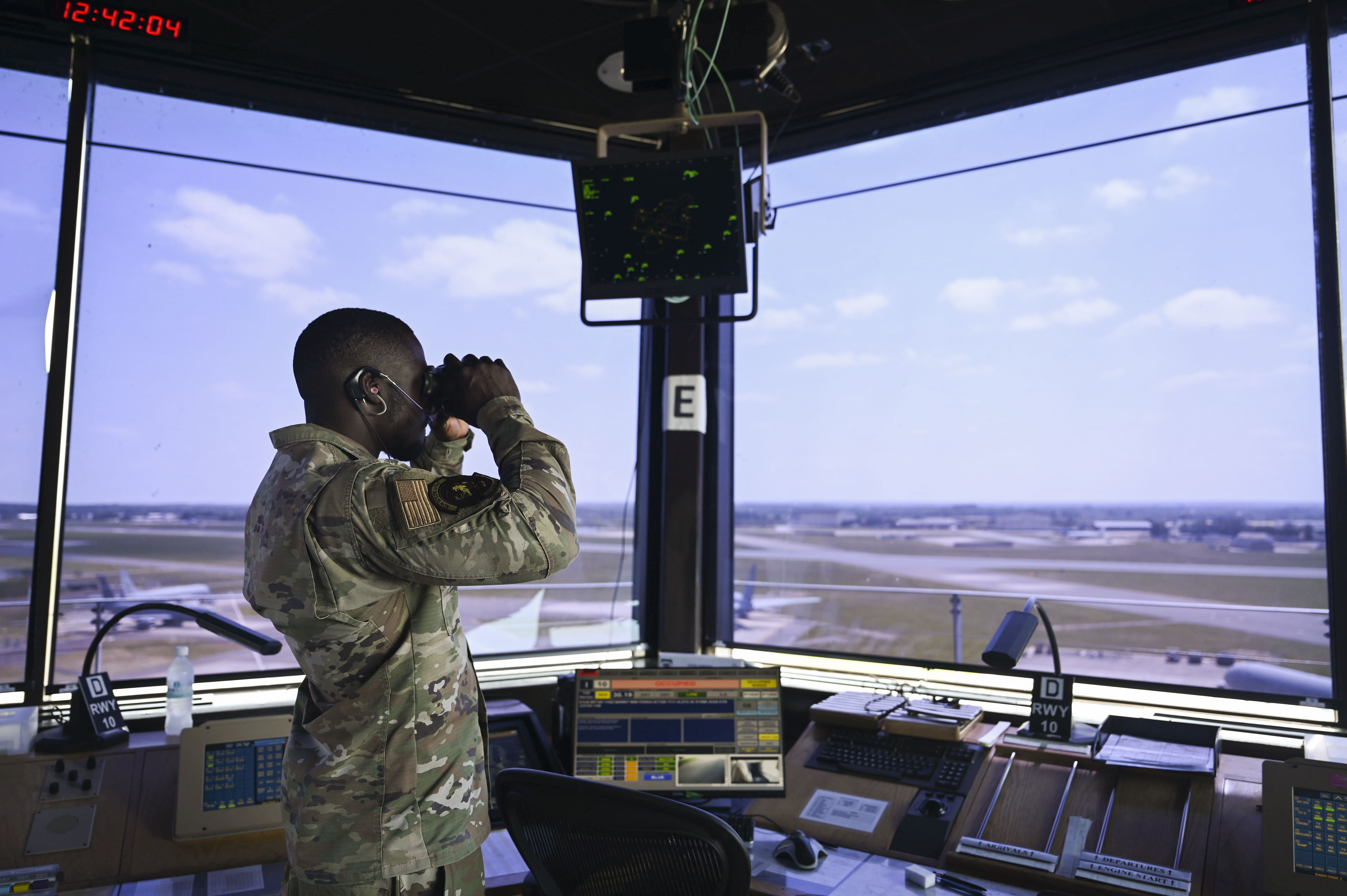 RAF Mildenhall Air Traffic Controllers protect the ground and skies ...