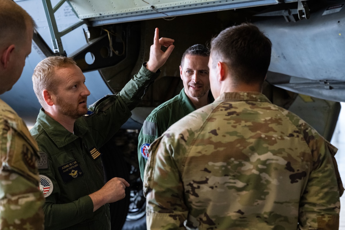 French Air and Space Force Strategic Air Forces commander visits AFGSC ...