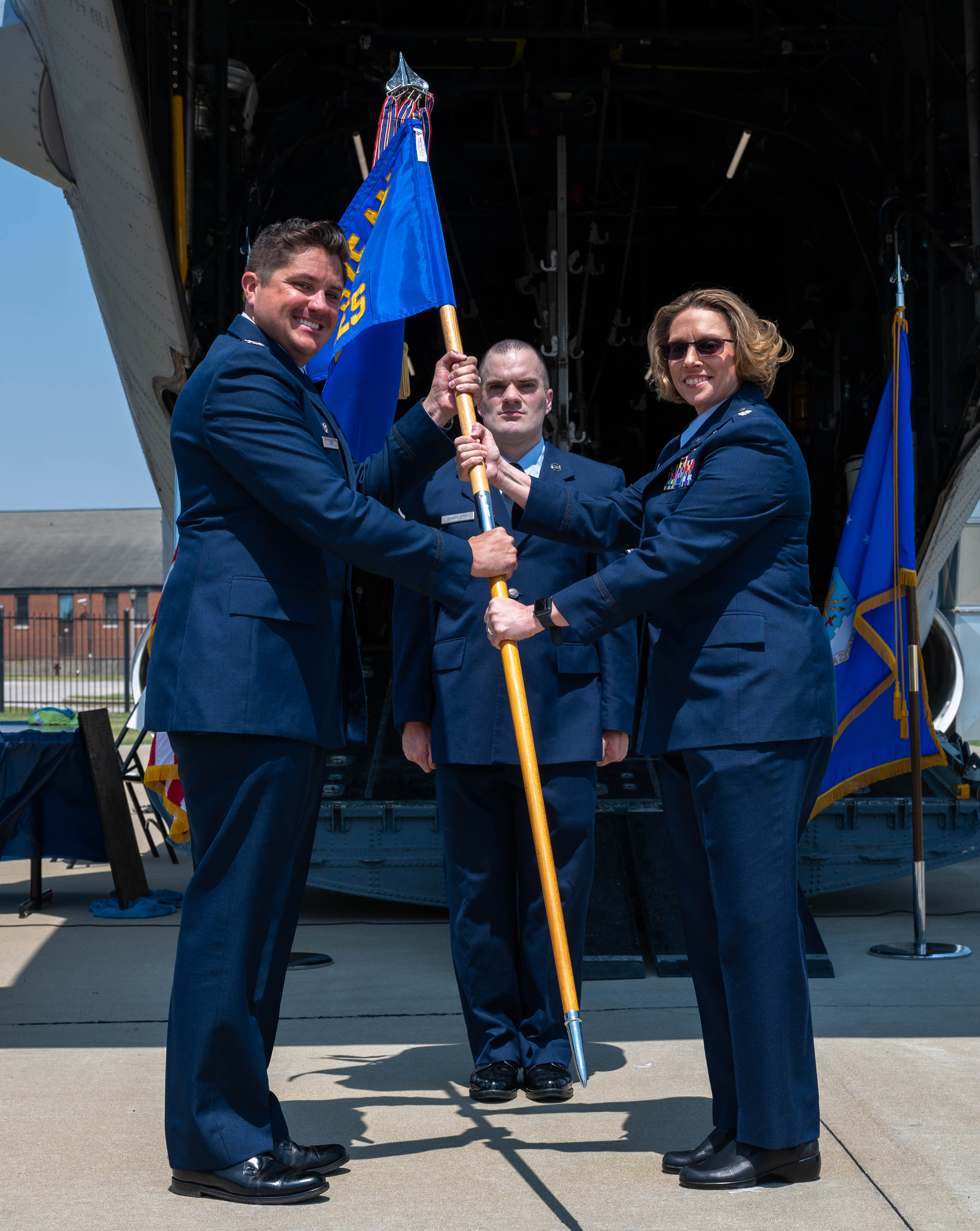 375th Aeromedical Evacuation Squadron Change of Command Ceremony