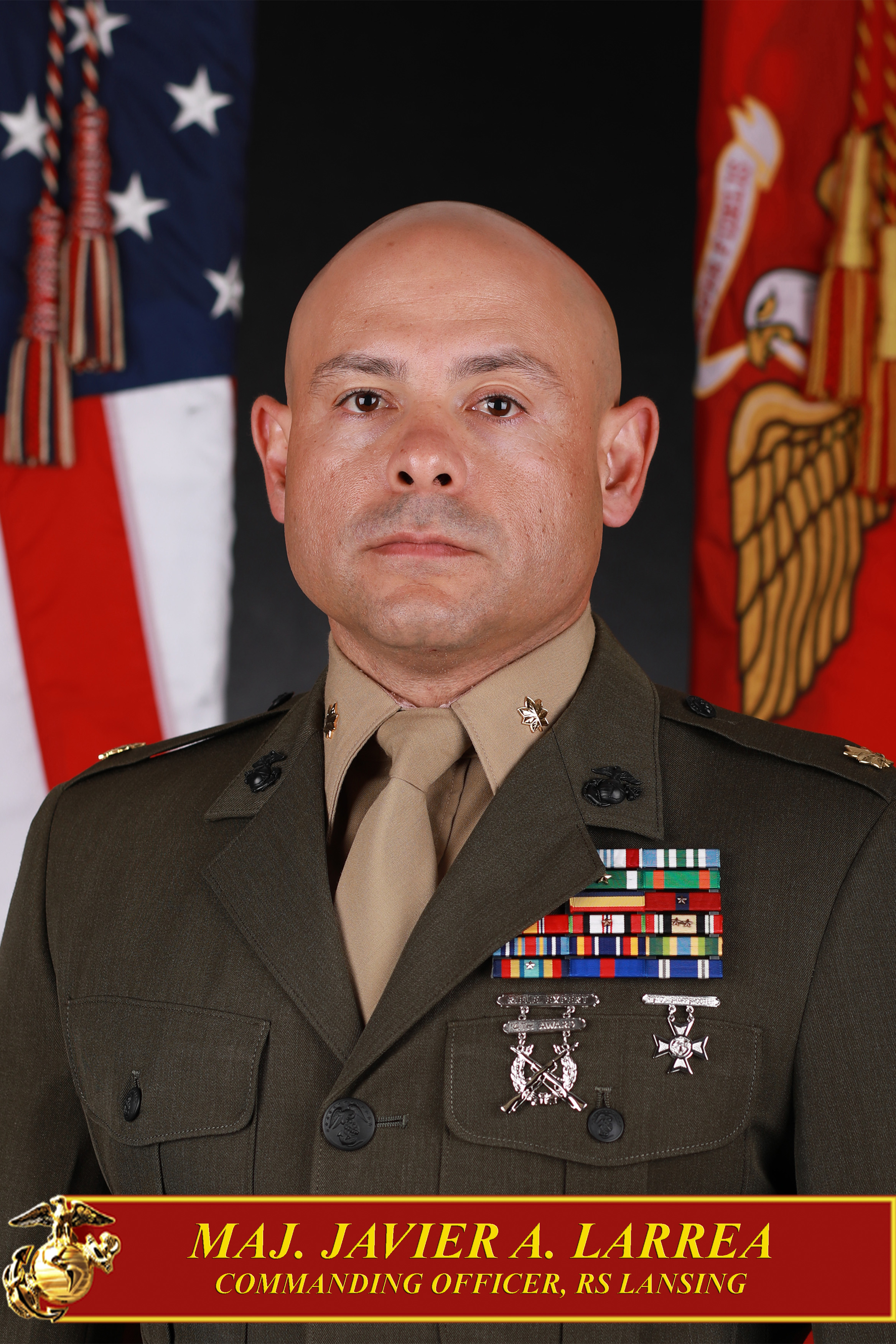 Major Javier A. Larrea > 4th Marine Corps District > Biography