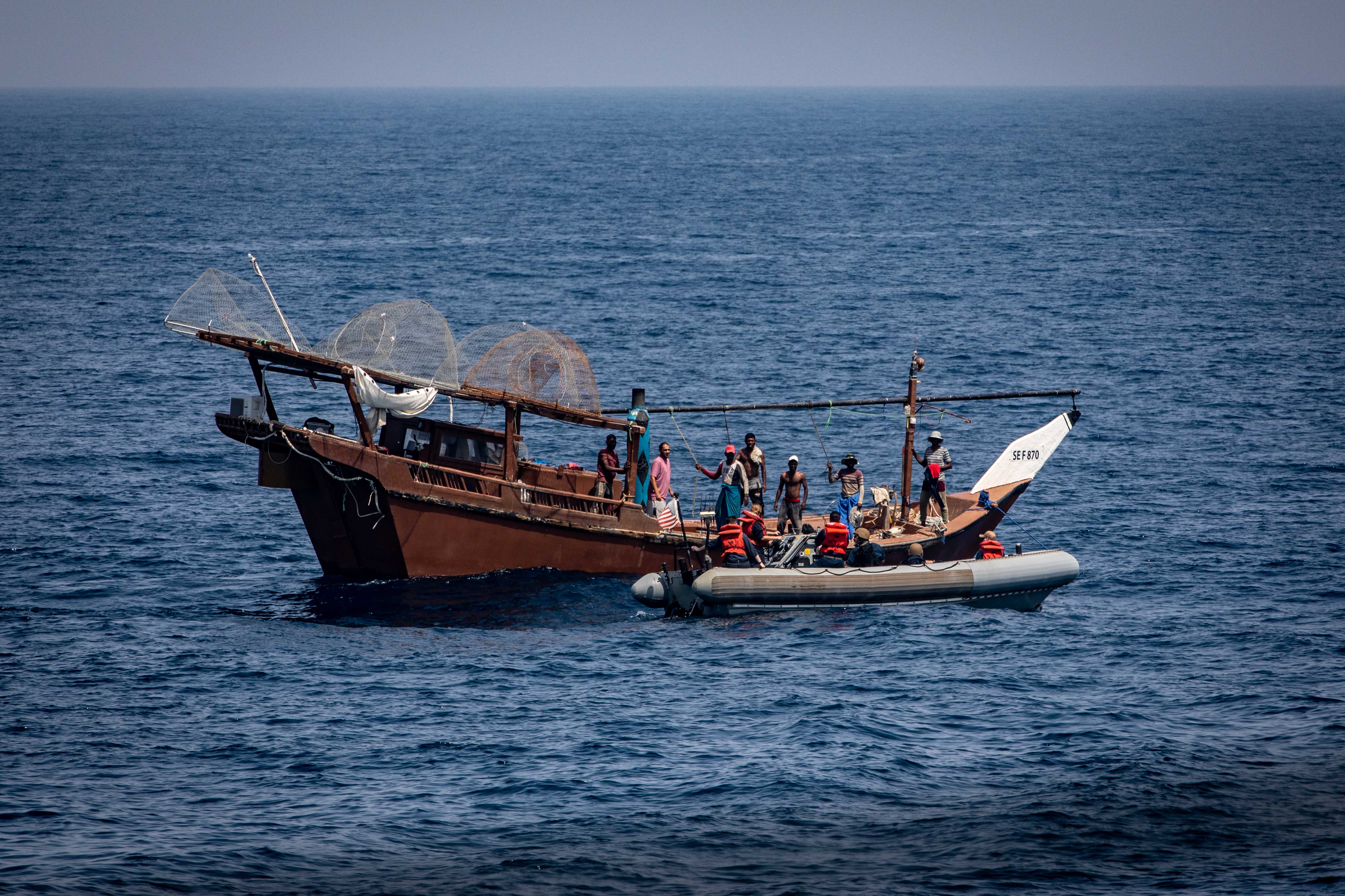 U.S. Navy Assists Mariners Experiencing Engine Trouble in Gulf of Oman ...