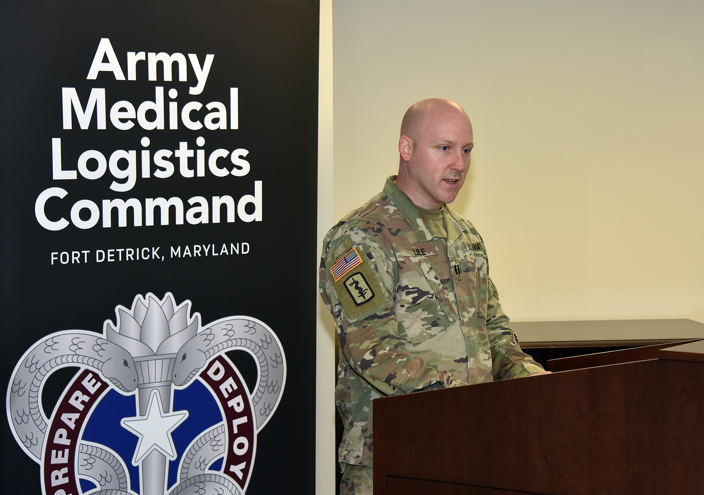 AMLC holds first detachment change of command > Army Medical Logistics ...