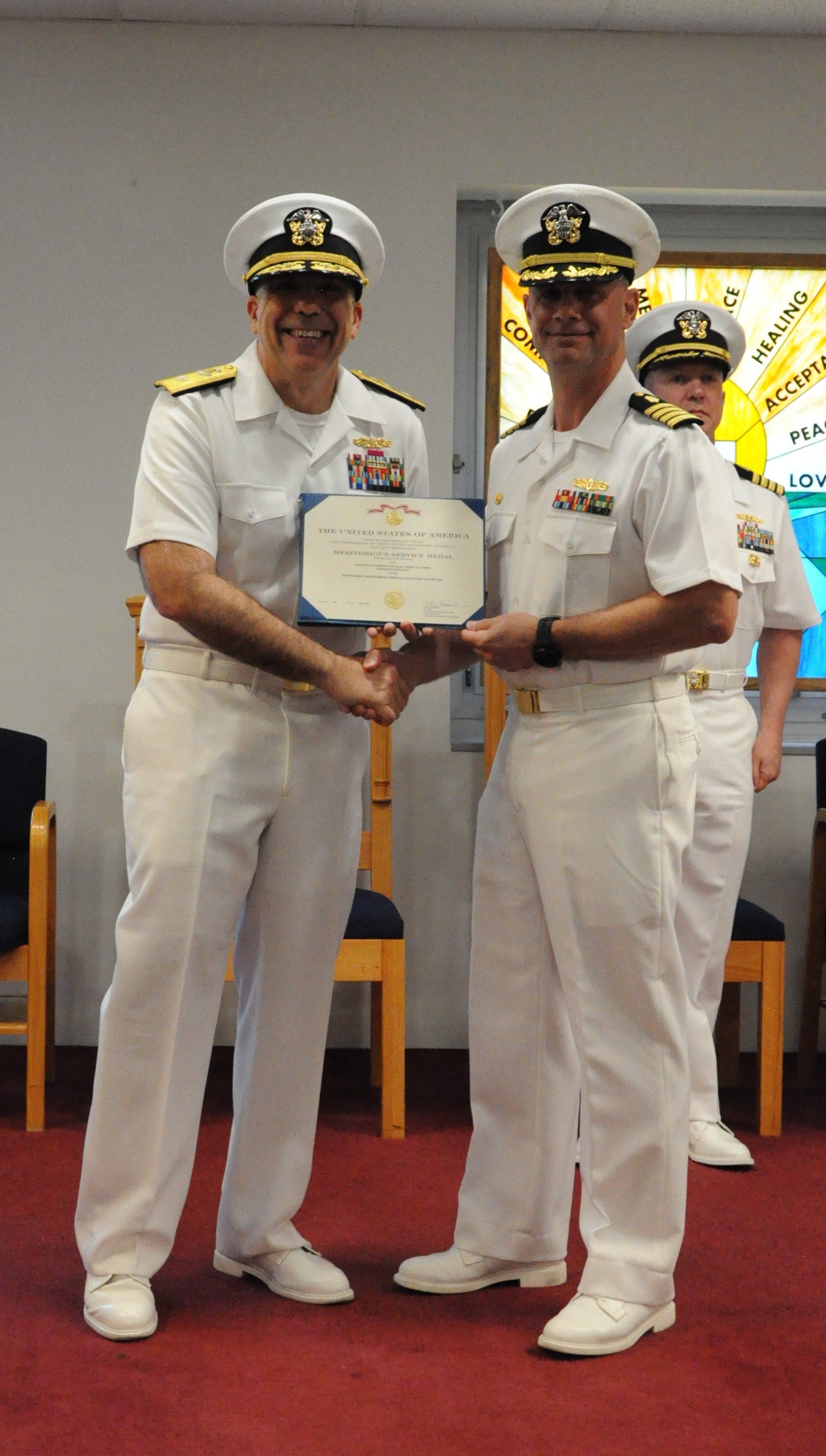 NMCFHPC Change of Command Ceremony