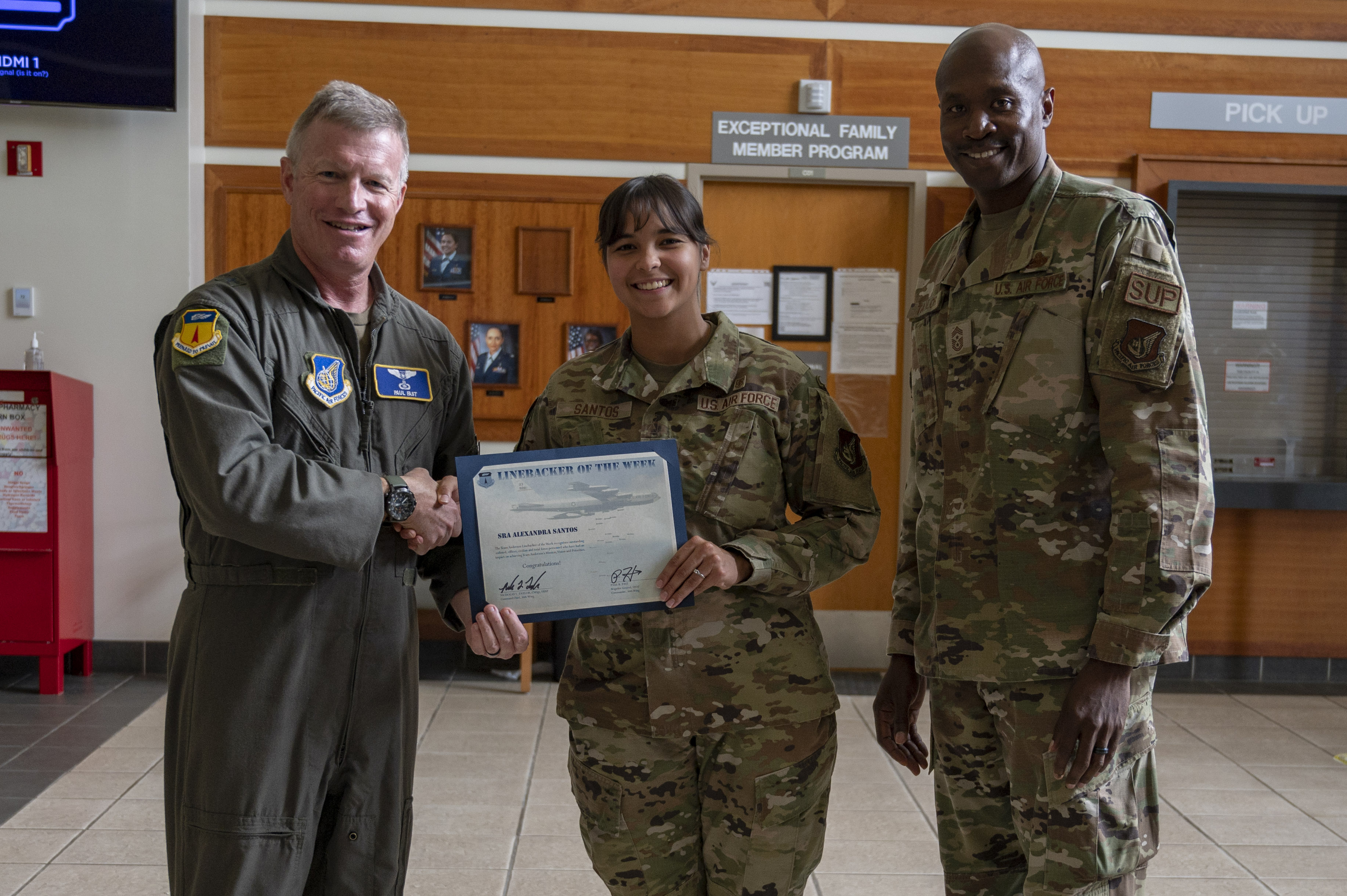 Linebacker of the Week: SrA Alexandra Santos > Andersen Air Force Base ...