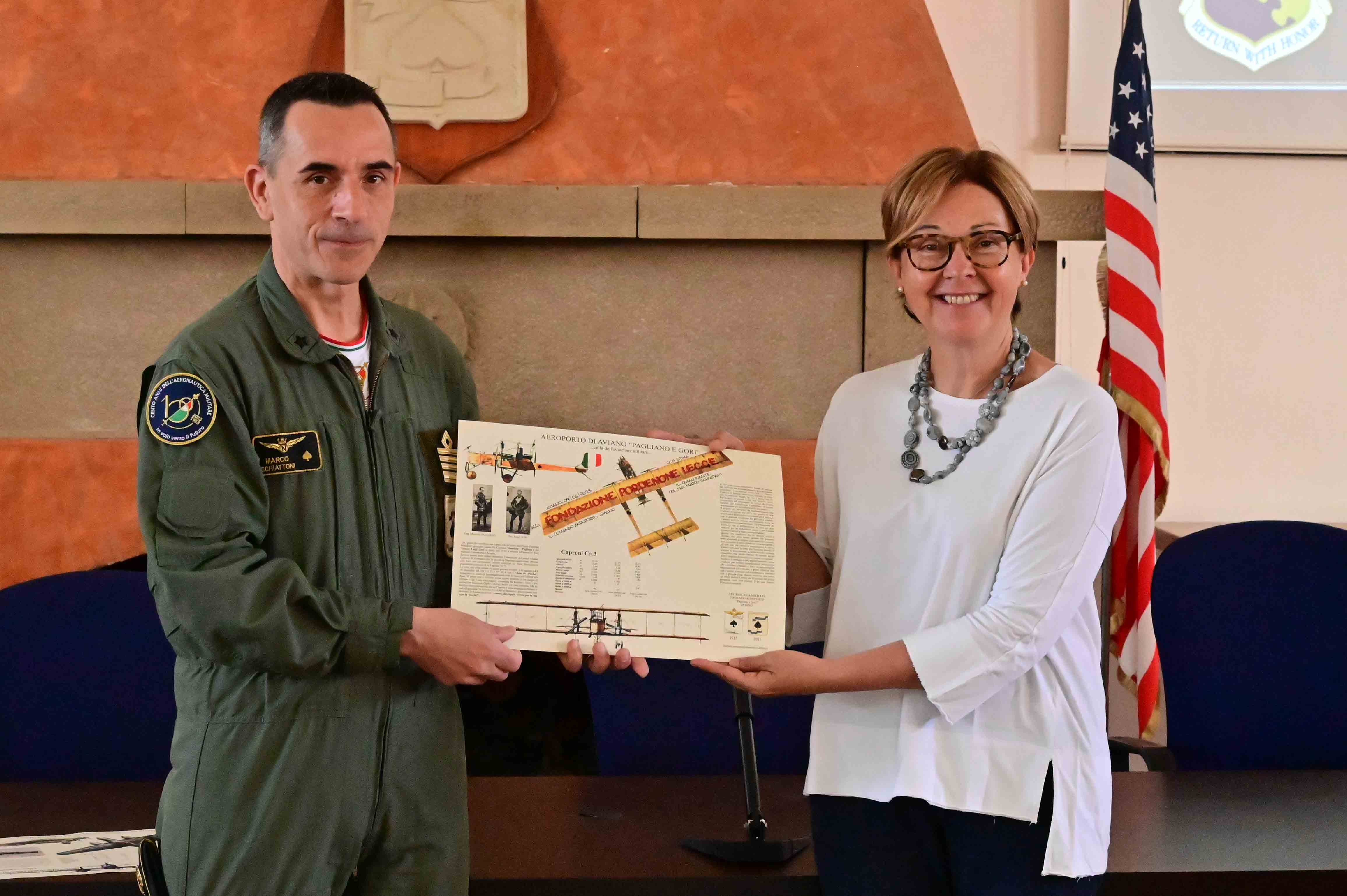 Professor Andrea Maggi visits Aviano AB